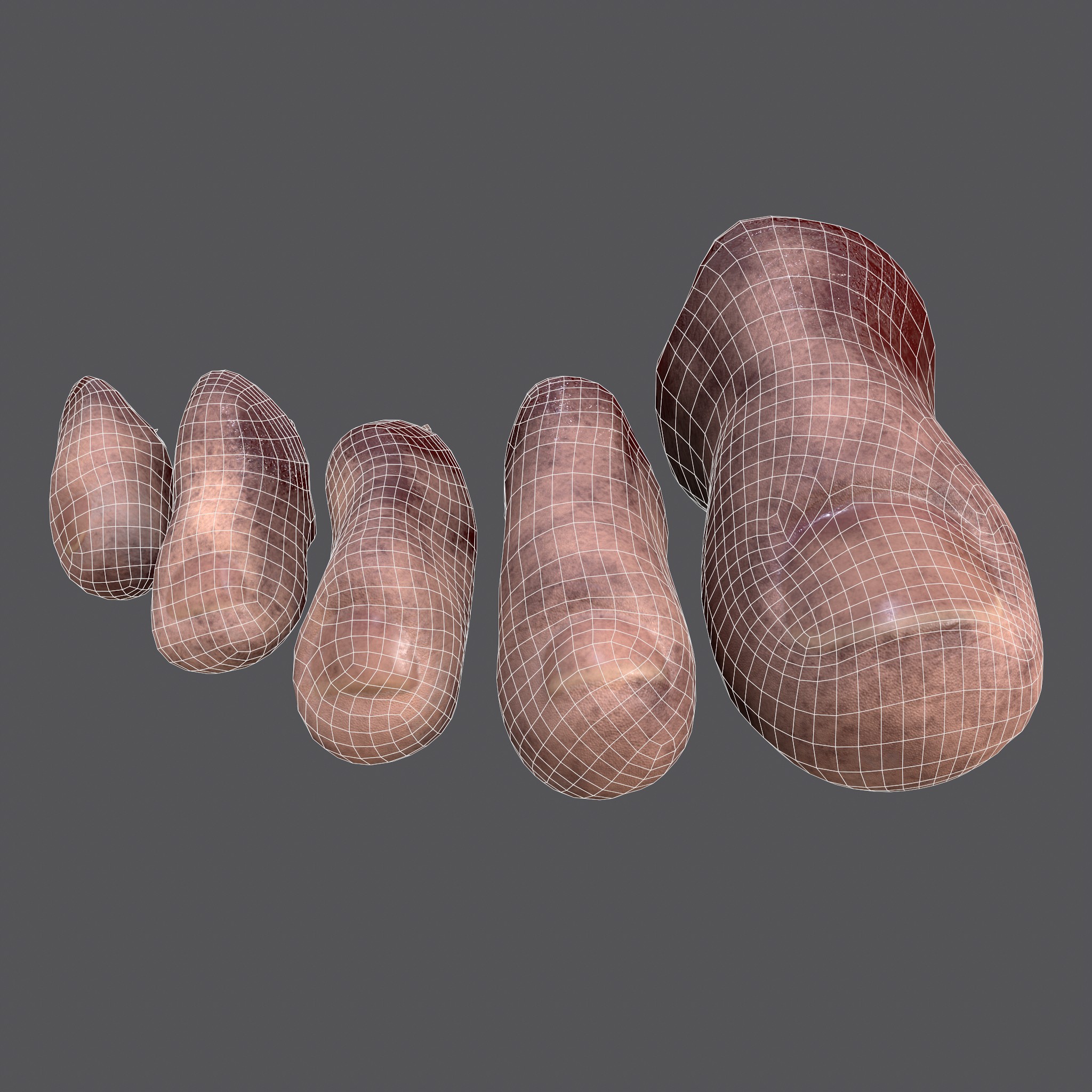 Severed Toes - 3D Model by Get Dead Entertainment