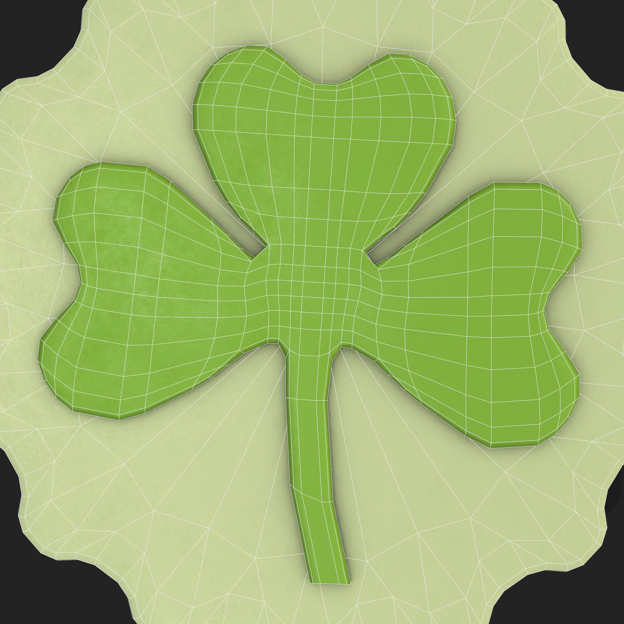 Shamrock Cupcake - 3D Model by Get Dead Entertainment