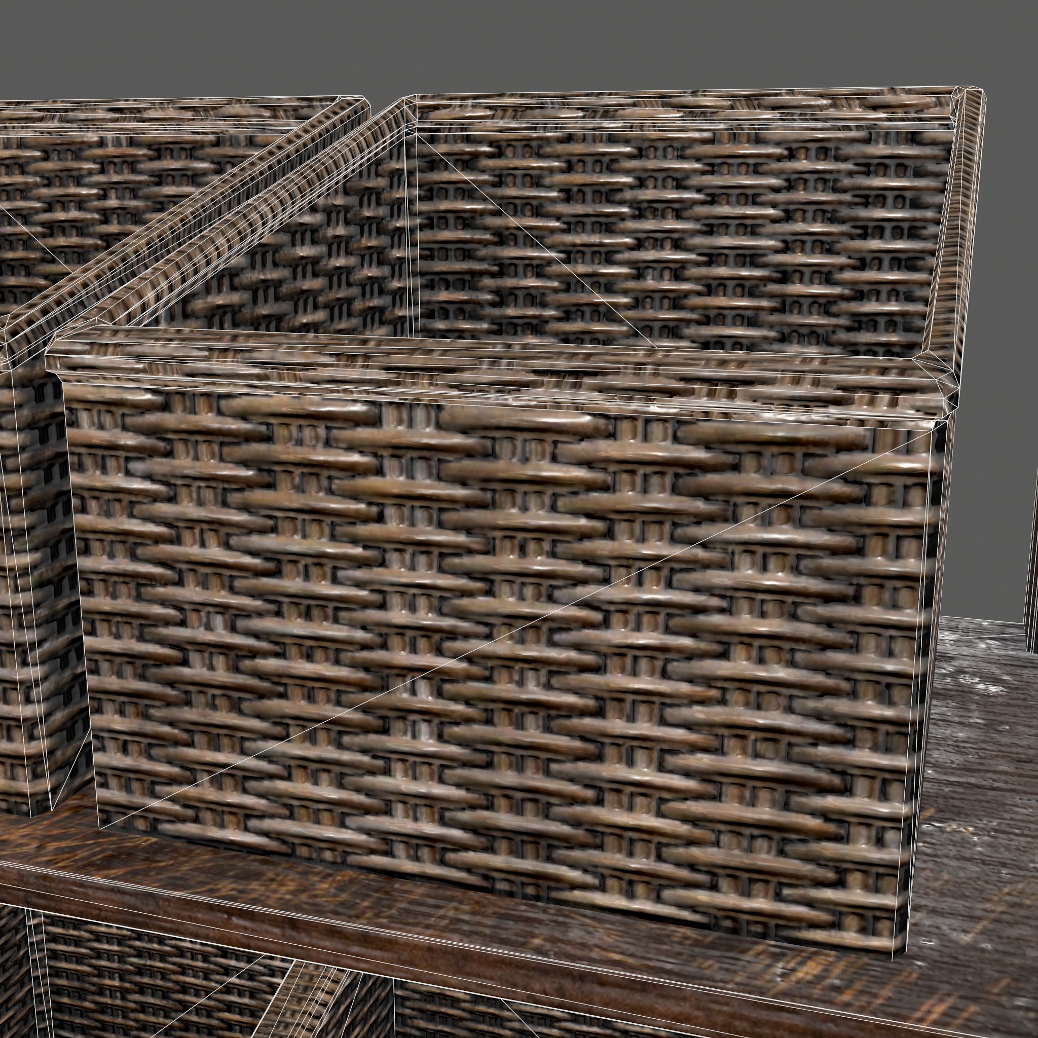 Shelves With Baskets Display - 3D Model by Get Dead Entertainment