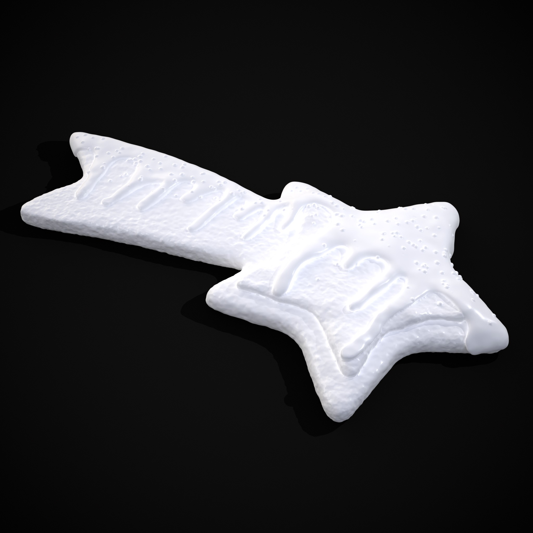 Shooting Star Cookie - 3D Print Model by Get Dead Entertainment