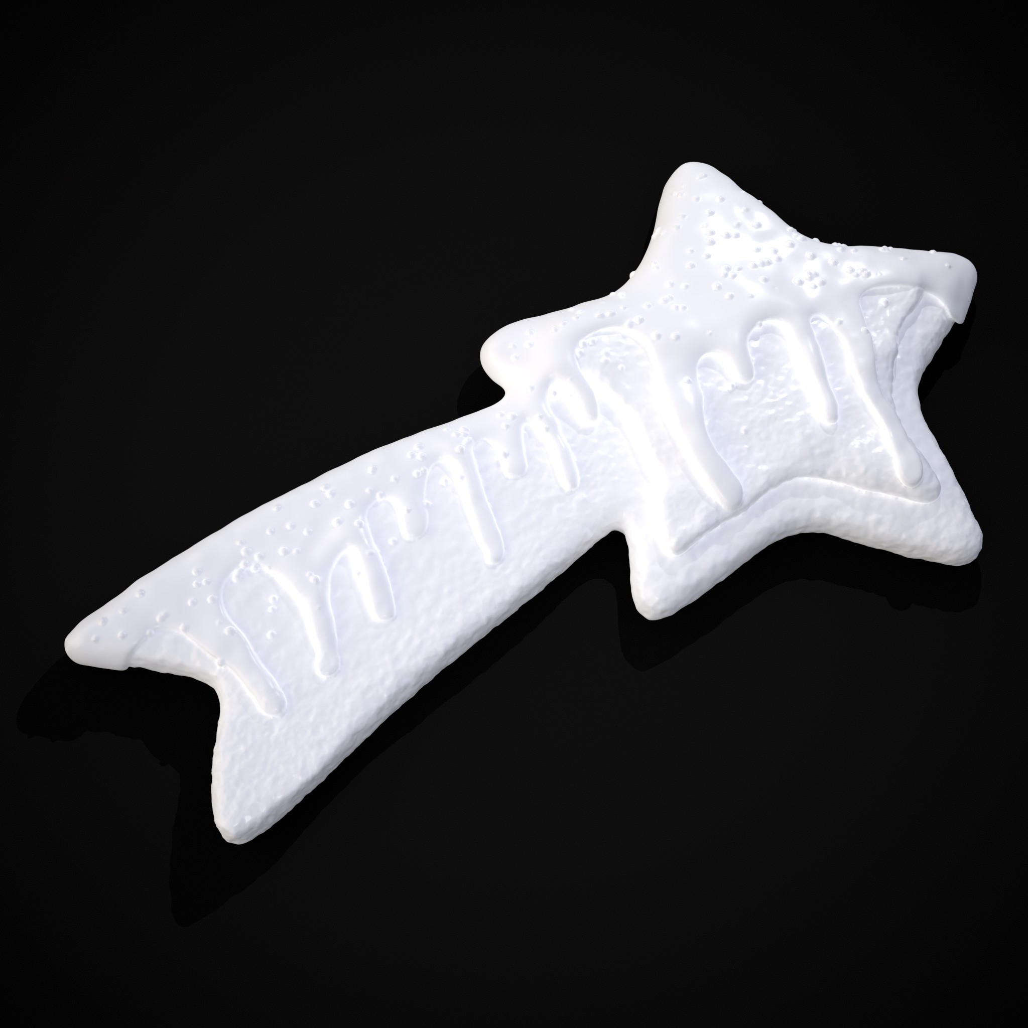 Shooting Star Cookie - 3D Print Model by Get Dead Entertainment