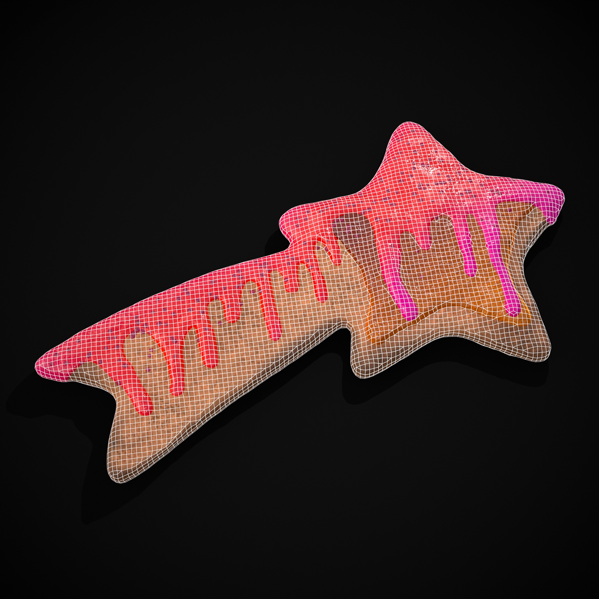 Shooting Star Icing Jelly Cookie - 3D Model by Get Dead Entertainment