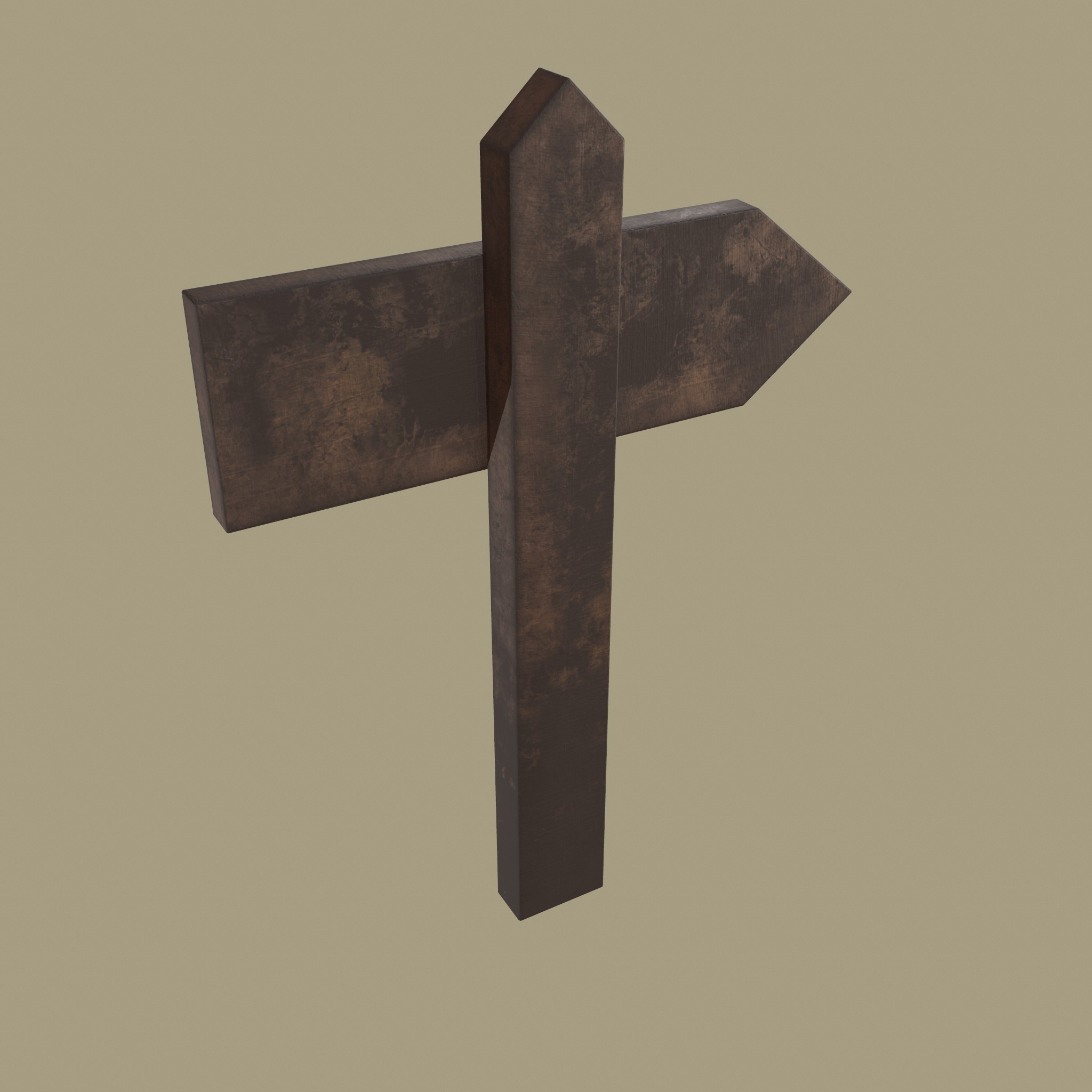 Signpost Little - Free 3D Model by Get Dead Entertainment