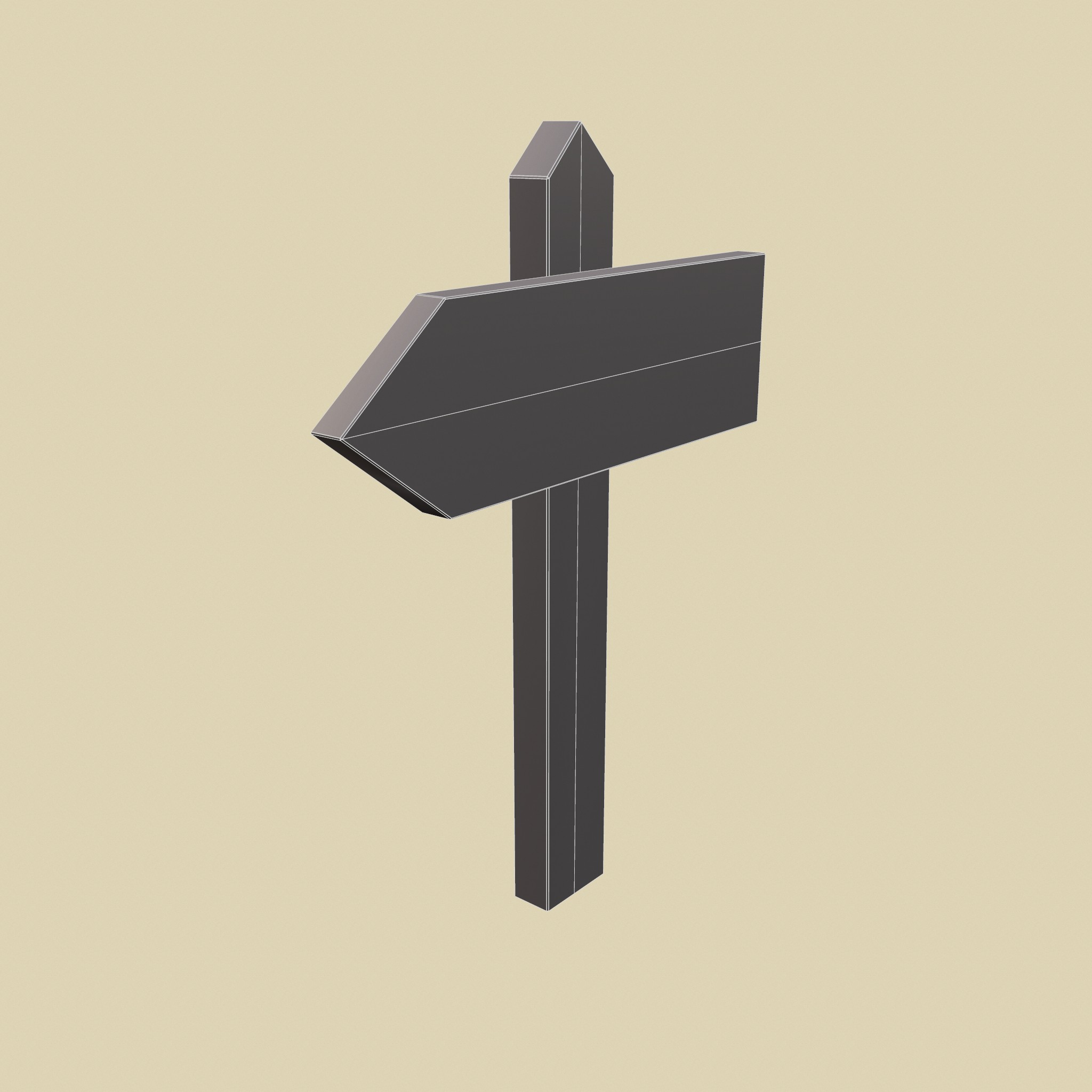 Signpost Little - Free 3D Model by Get Dead Entertainment
