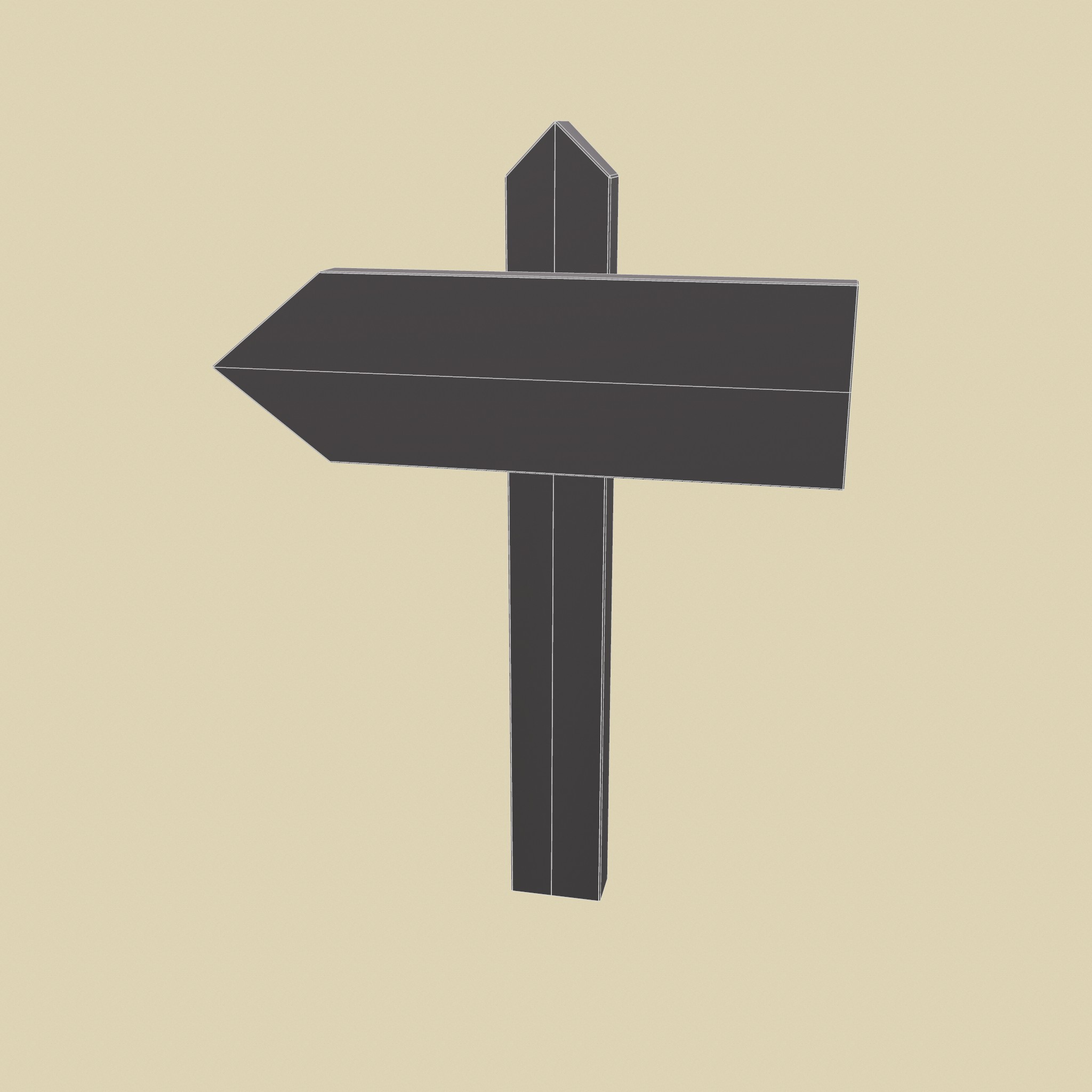 Signpost Little - Free 3D Model by Get Dead Entertainment