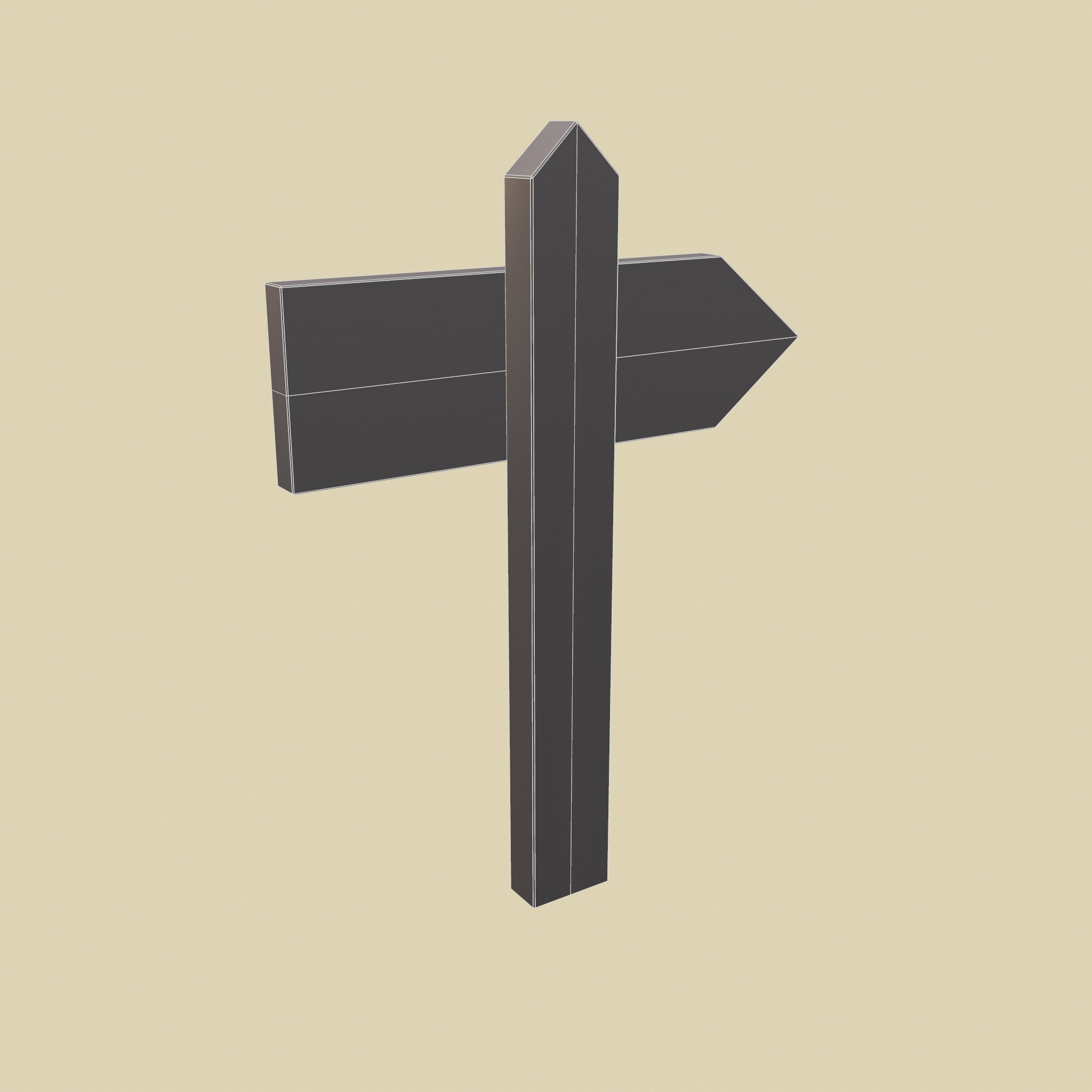 Signpost Little - Free 3D Model by Get Dead Entertainment