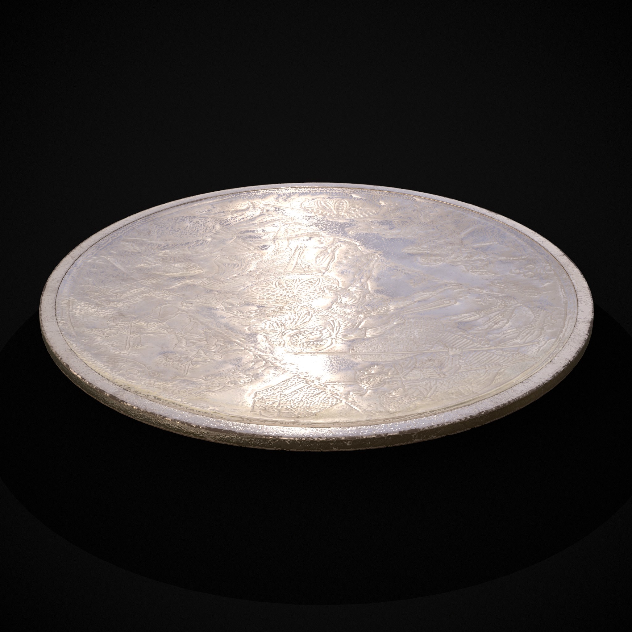 Silver Byzantine Banquet Plate - 3D Model by Get Dead Entertainment