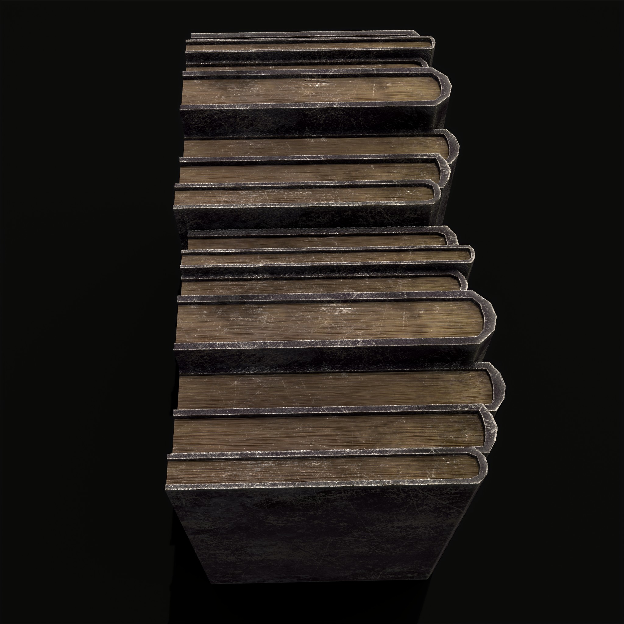 Simple Purple Leather Books - 3D Model by Get Dead Entertainment