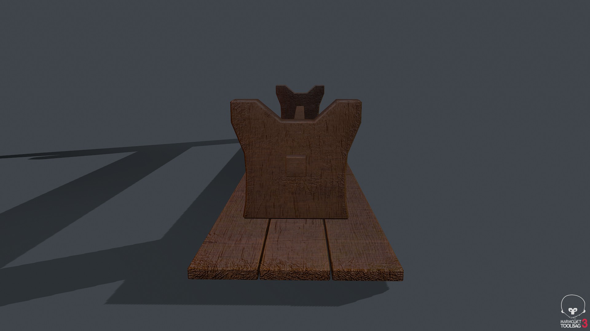 Simple Tavern Bench - 3D Model by Get Dead Entertainment