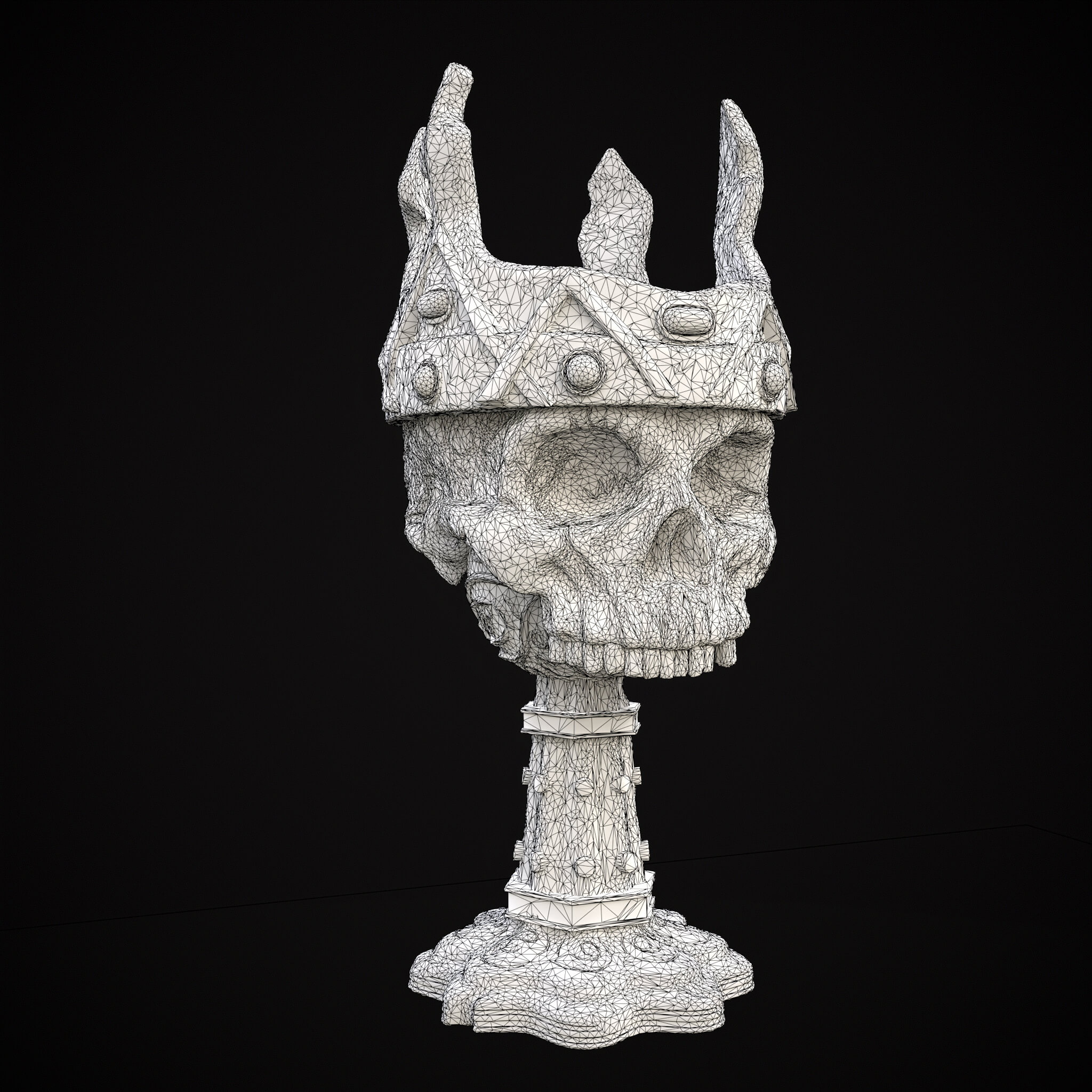 Skull Chalice - 3D Model by Get Dead Entertainment