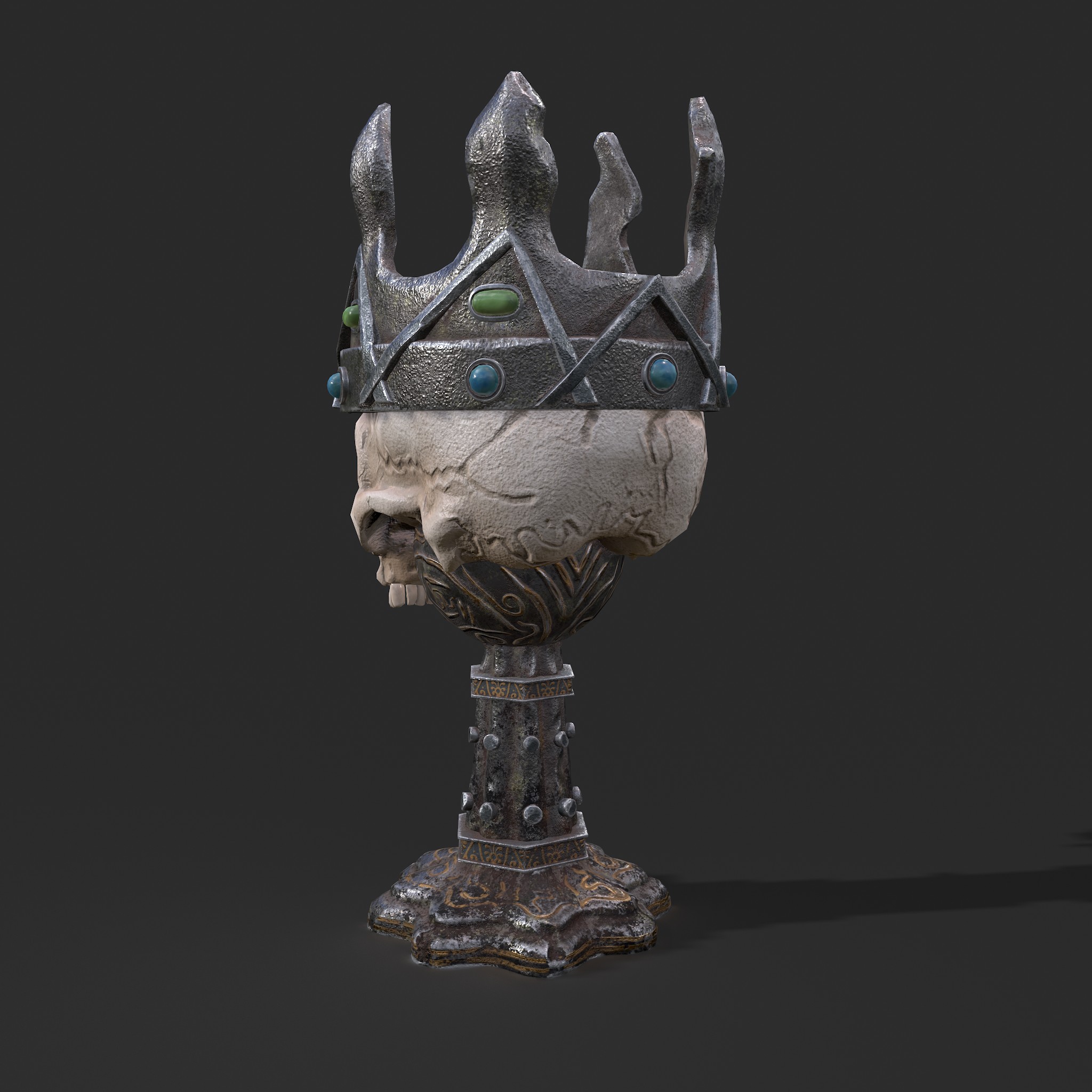 Skull Chalice - 3D Model by Get Dead Entertainment