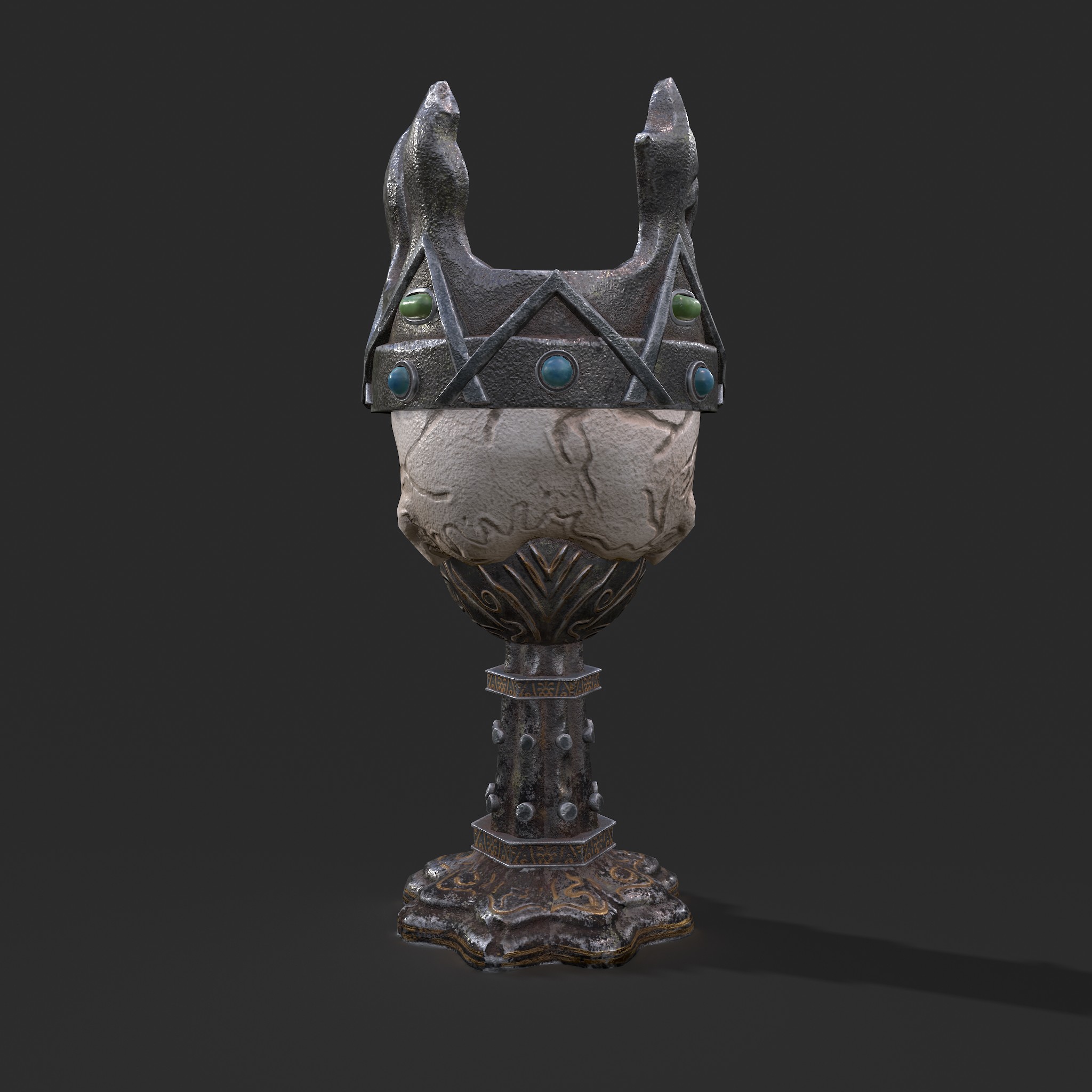 Skull Chalice - 3D Model by Get Dead Entertainment