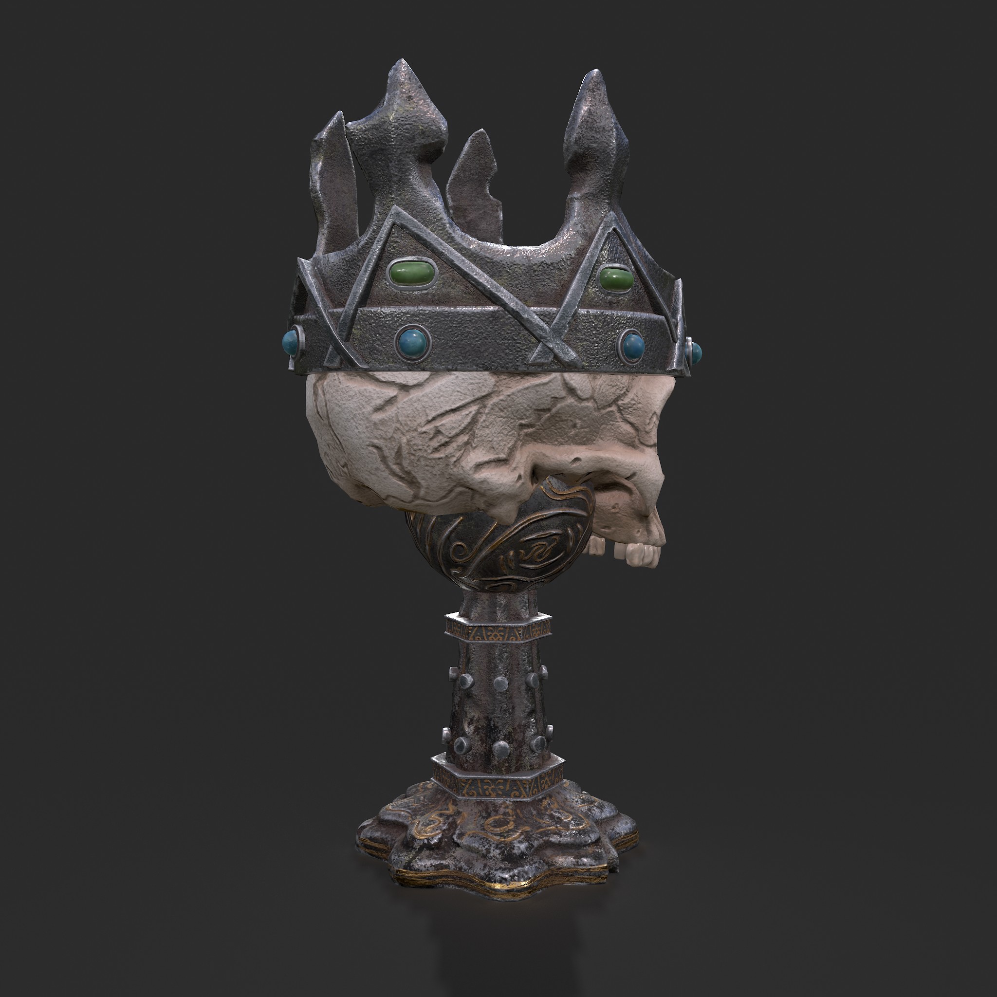 Skull Chalice - 3D Model by Get Dead Entertainment