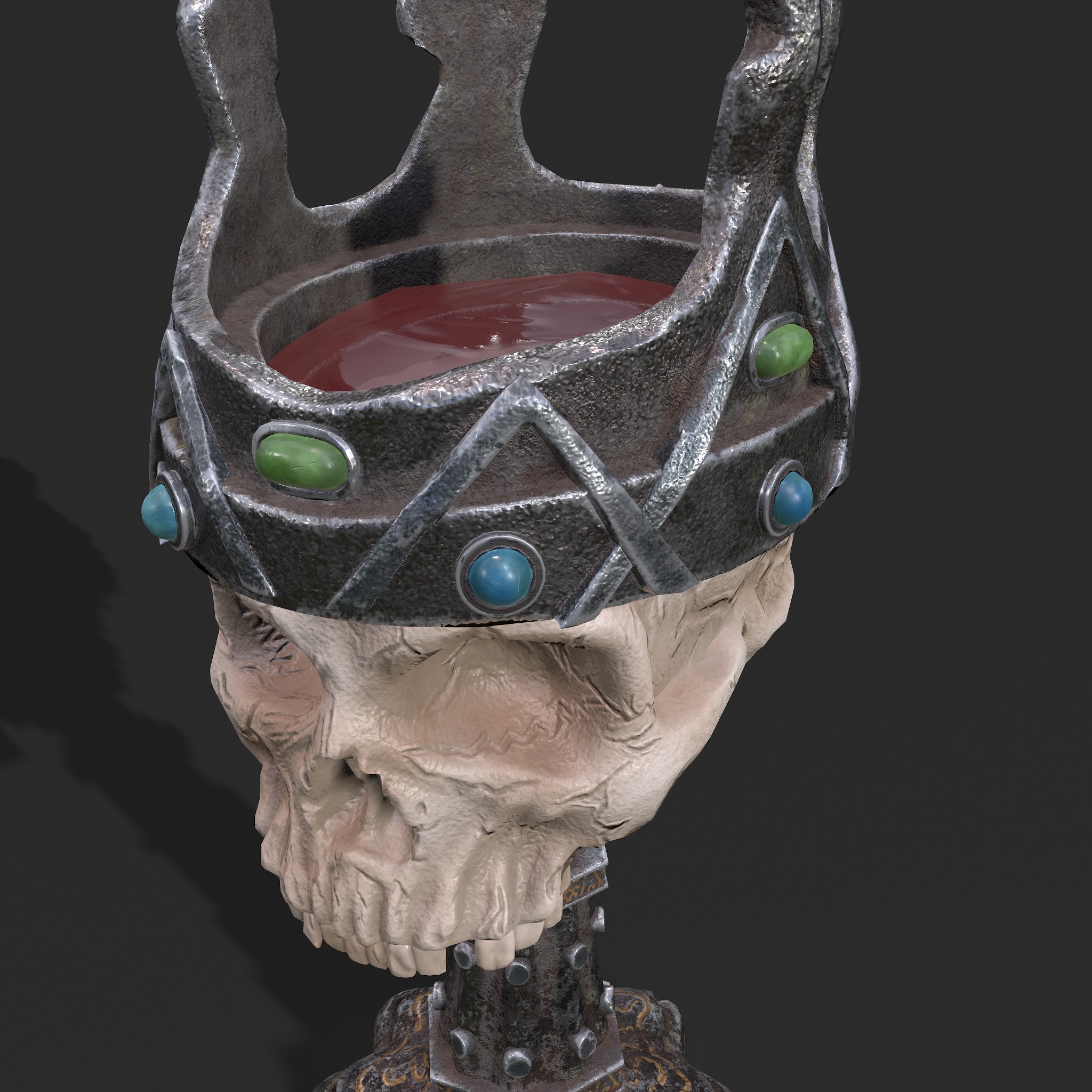 Skull Chalice - 3D Model by Get Dead Entertainment