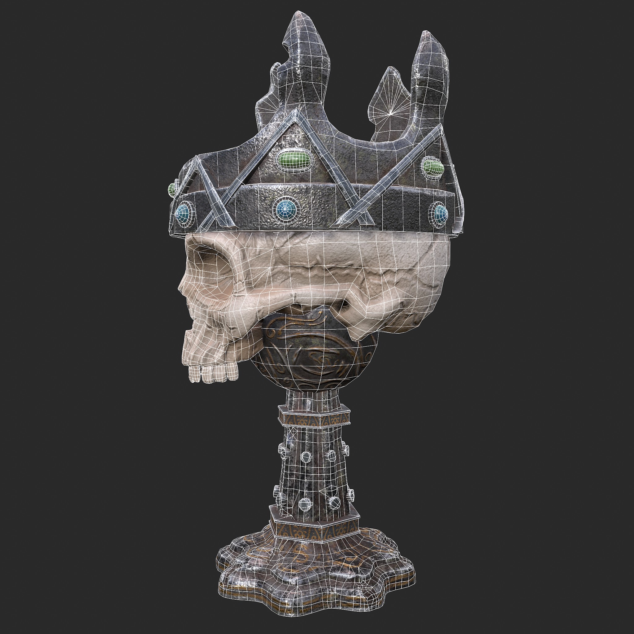 Skull Chalice - 3D Model by Get Dead Entertainment