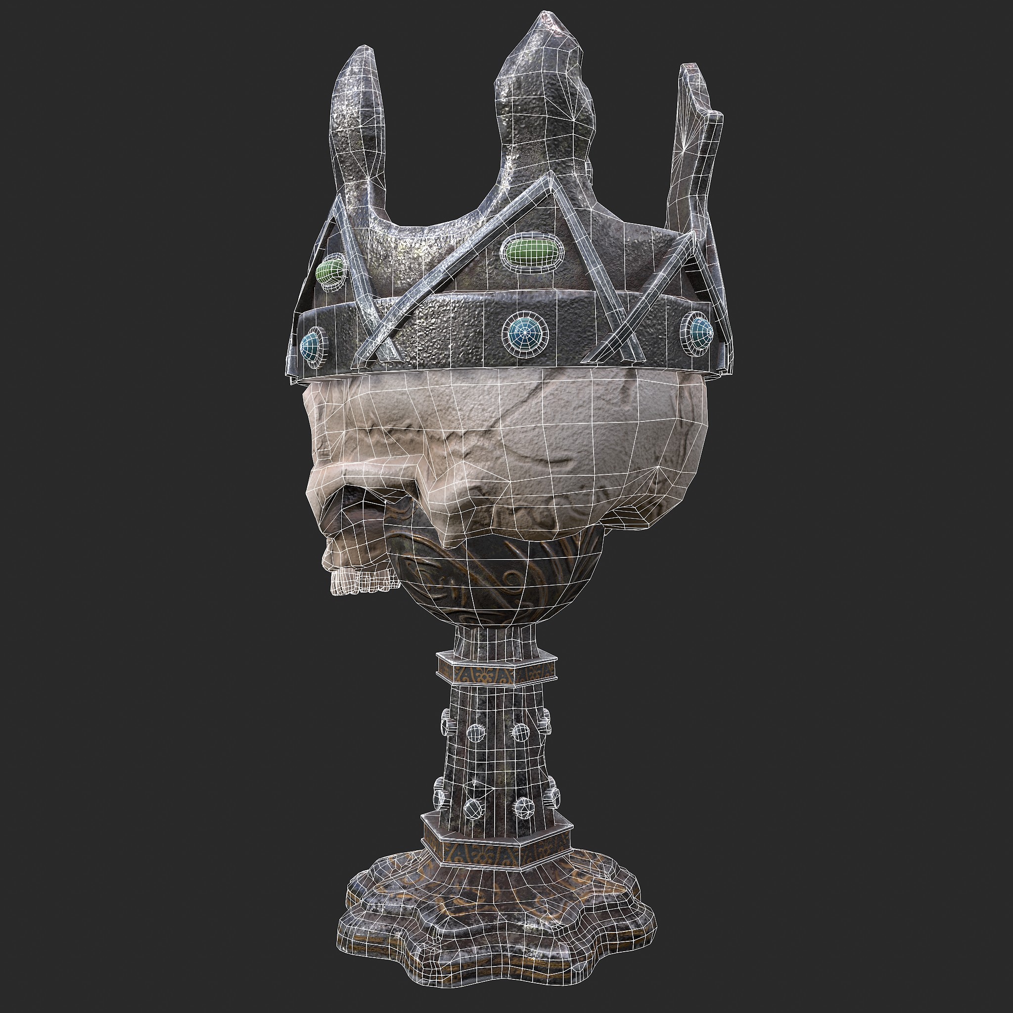 Skull Chalice - 3D Model by Get Dead Entertainment