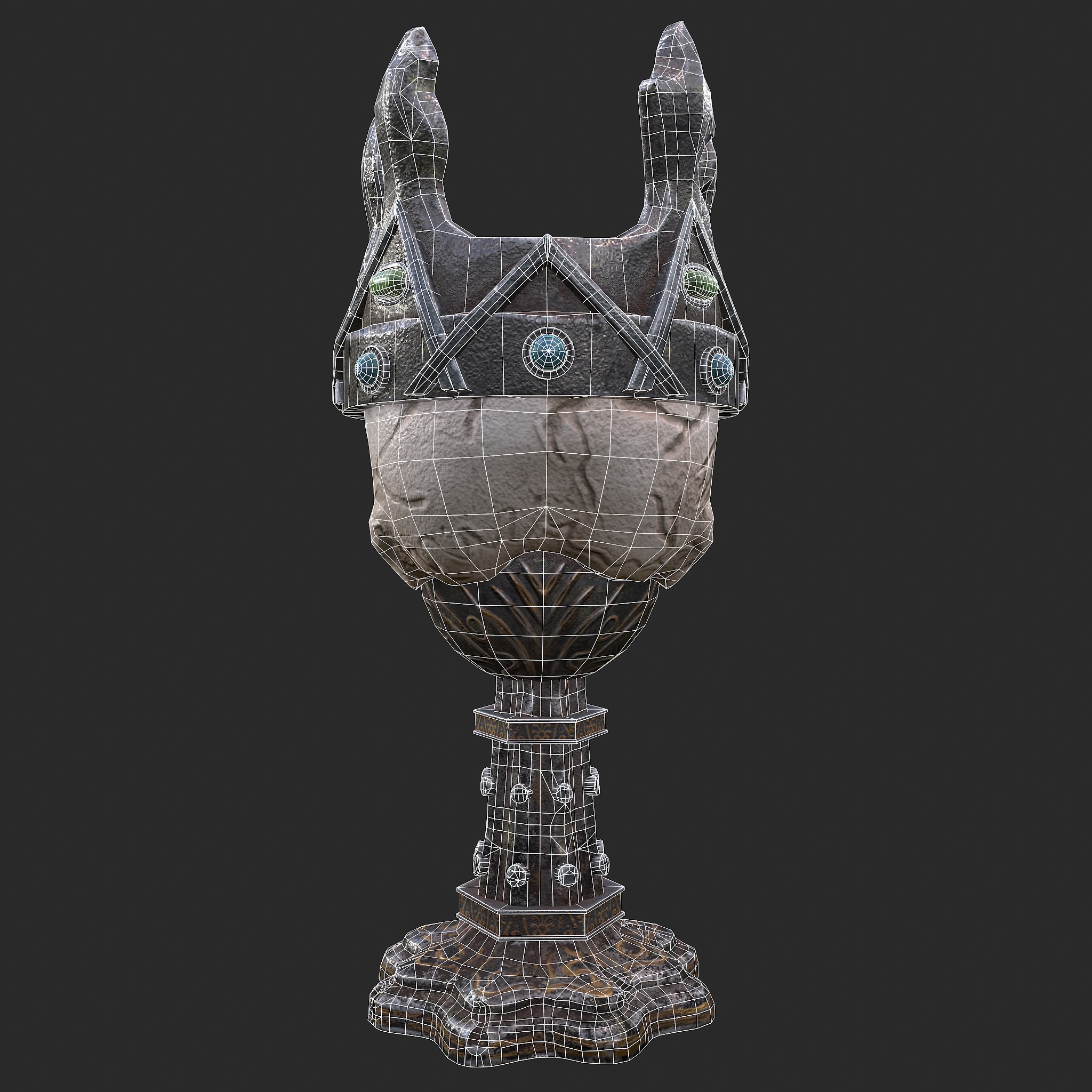 Skull Chalice - 3D Model by Get Dead Entertainment