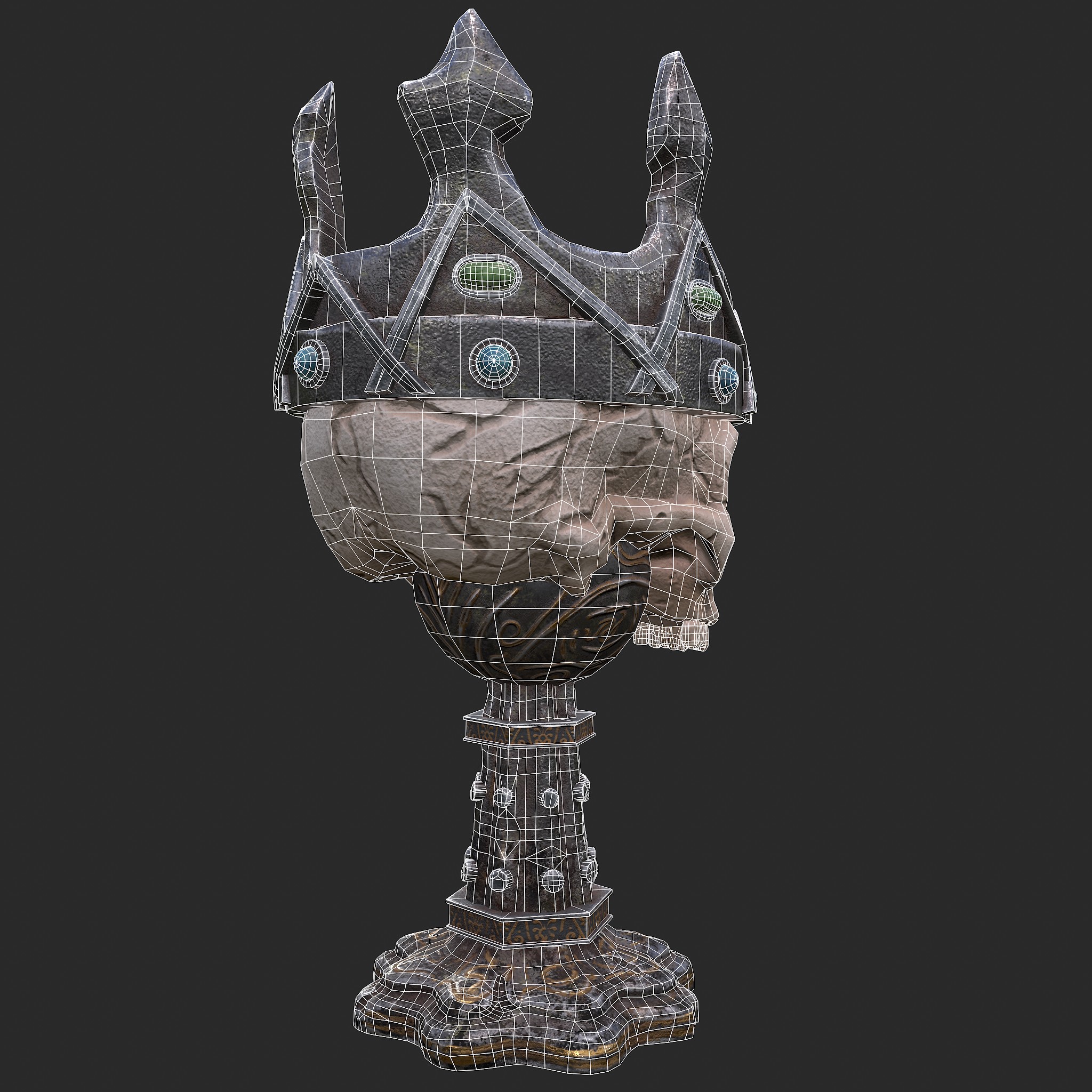 Skull Chalice - 3D Model by Get Dead Entertainment
