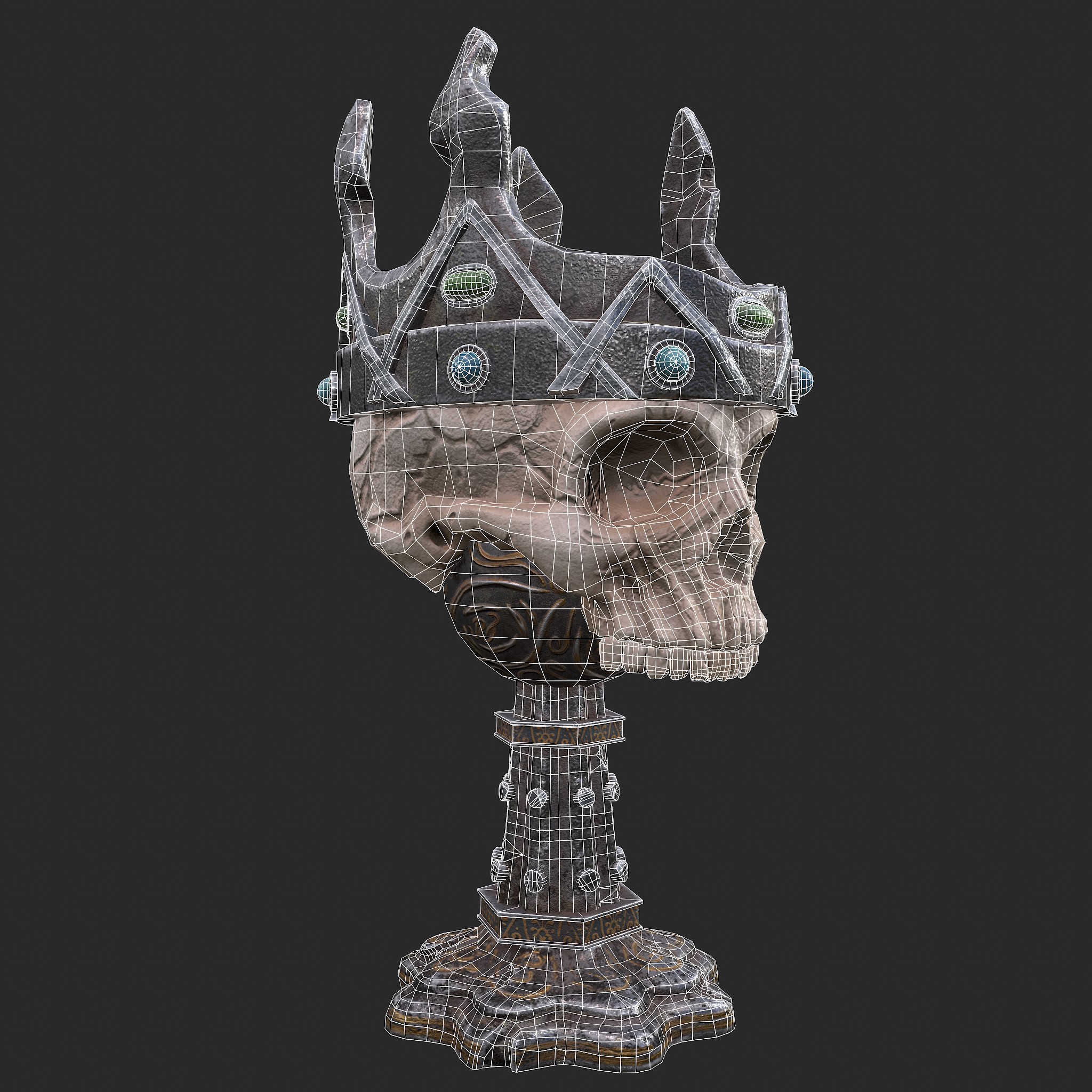 Skull Chalice - 3D Model by Get Dead Entertainment