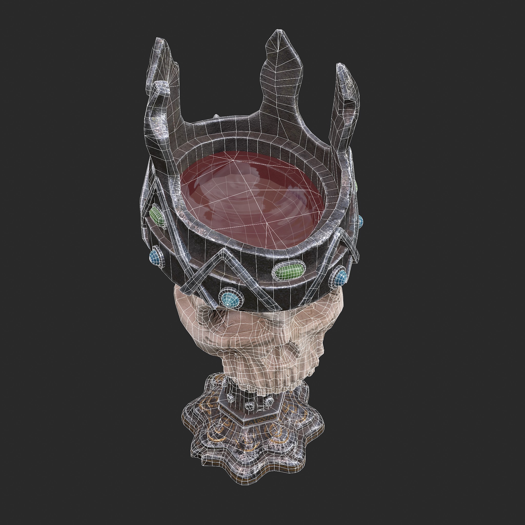 Skull Chalice - 3D Model by Get Dead Entertainment