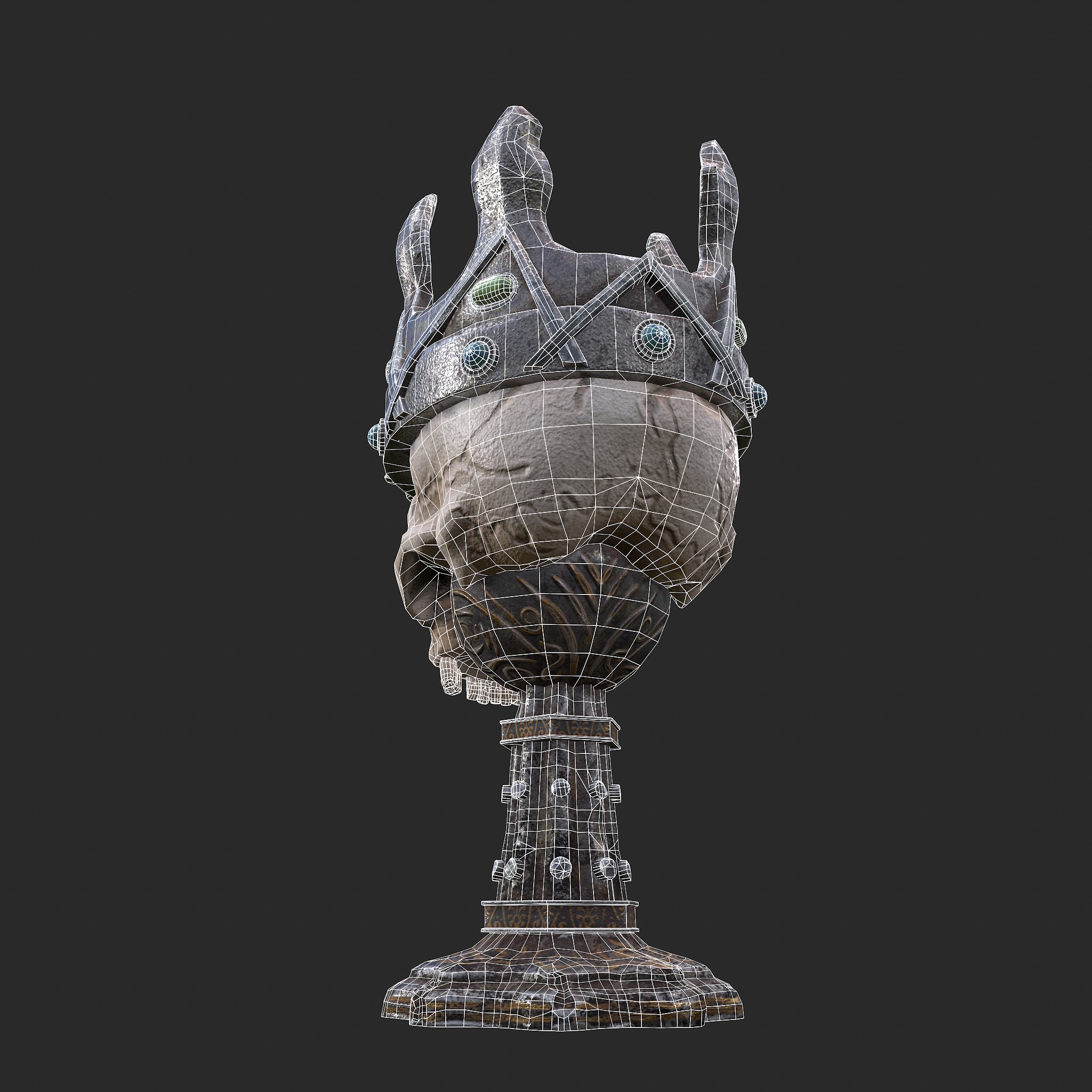 Skull Chalice - 3D Model by Get Dead Entertainment