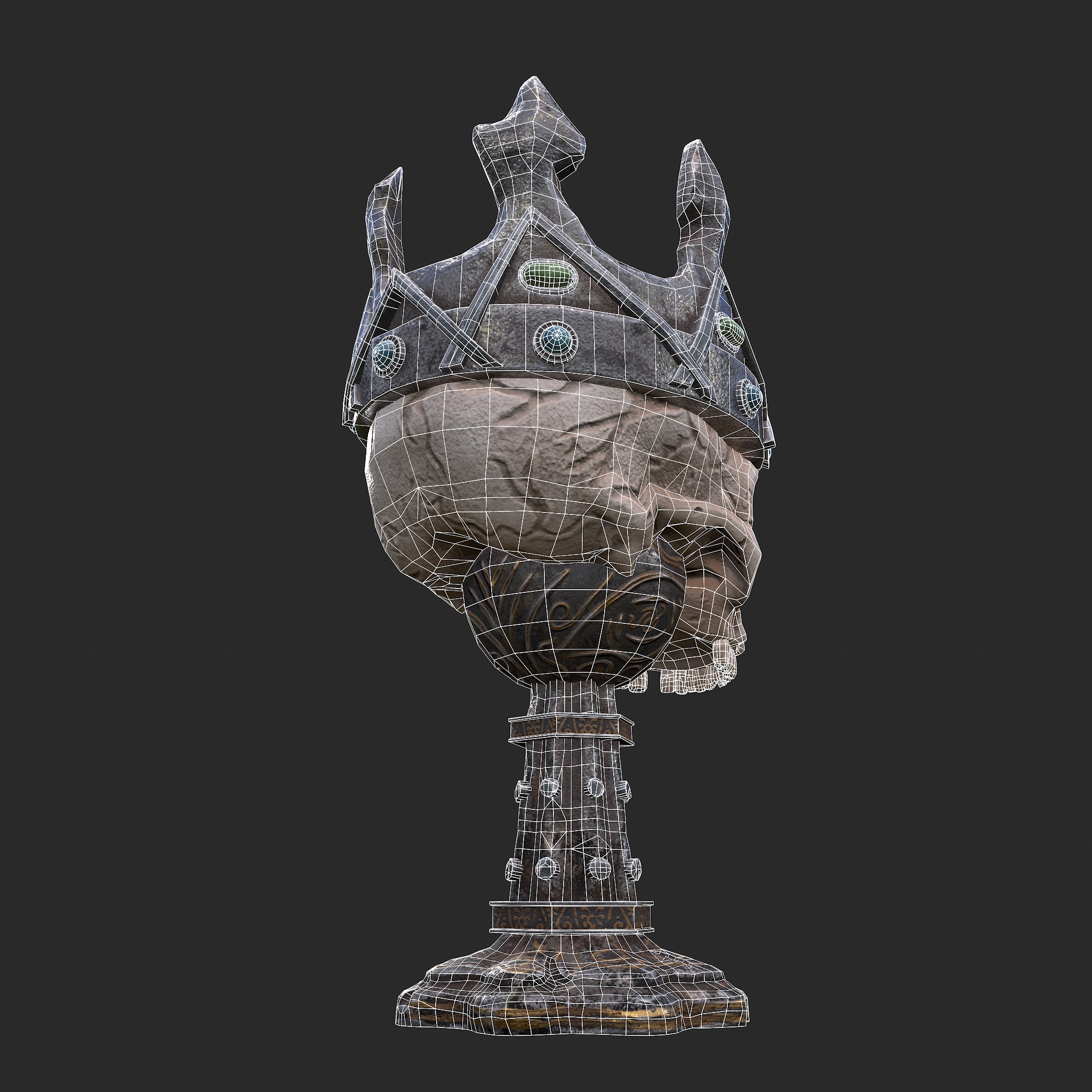 Skull Chalice - 3D Model by Get Dead Entertainment