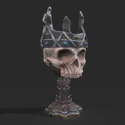 Skull Chalice - 3D Model by Get Dead Entertainment