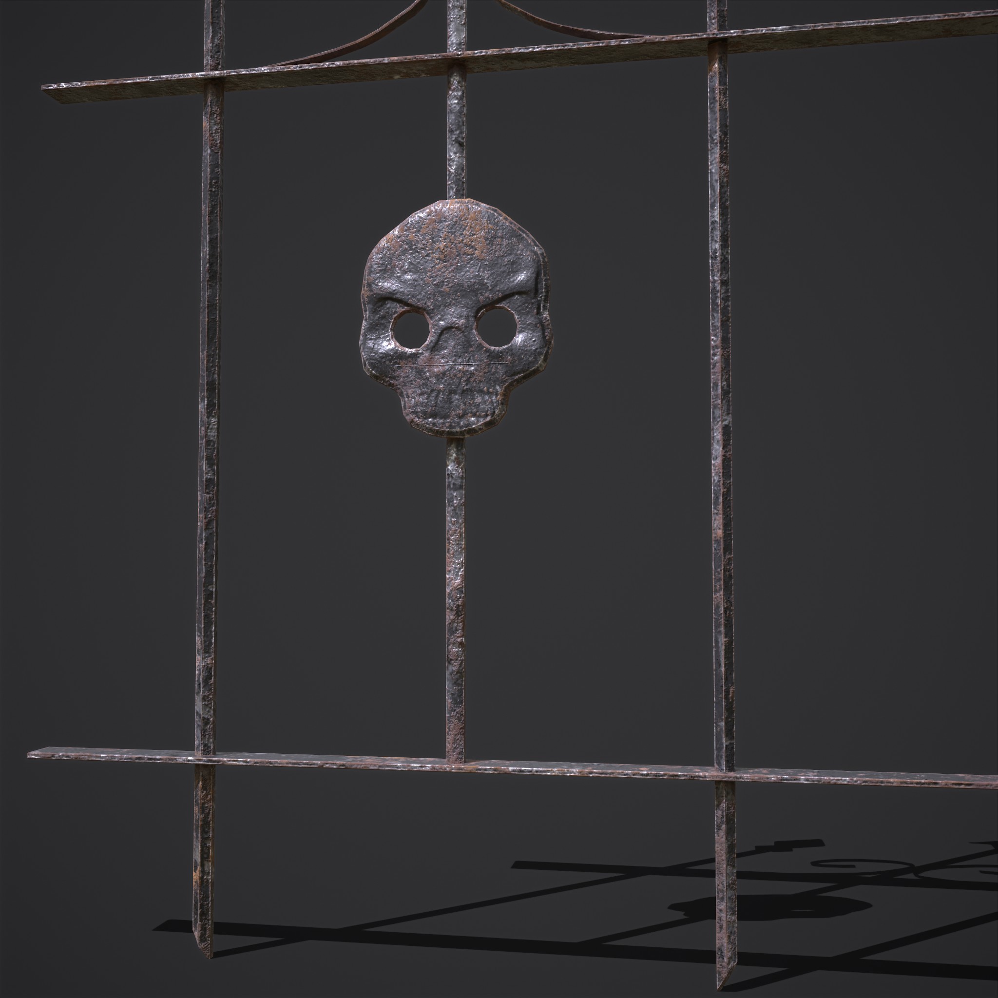 Skull Fence Model by Get Dead Entertainment