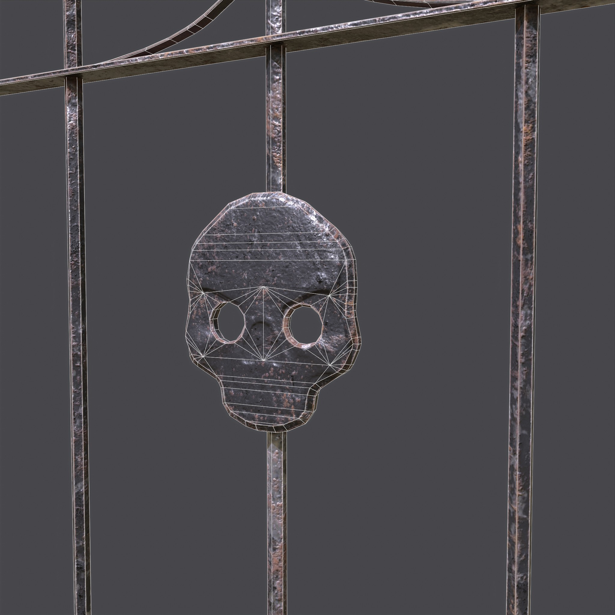 Skull Fence Model by Get Dead Entertainment