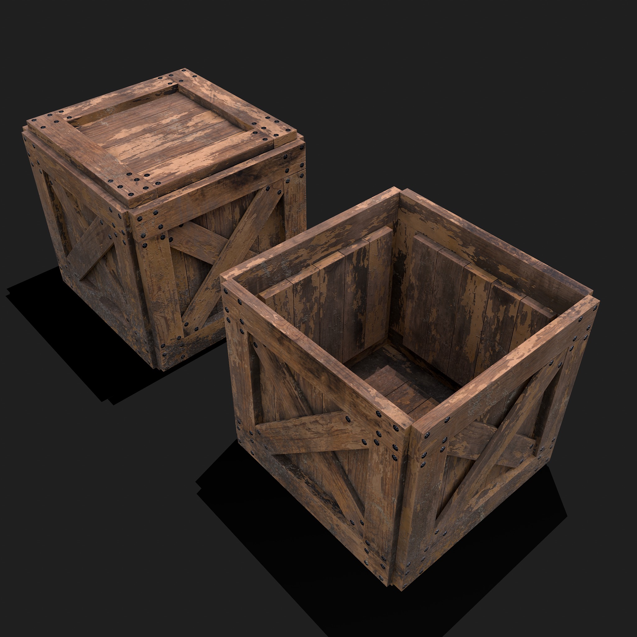 Small Crate - 3D Model by Get Dead Entertainment