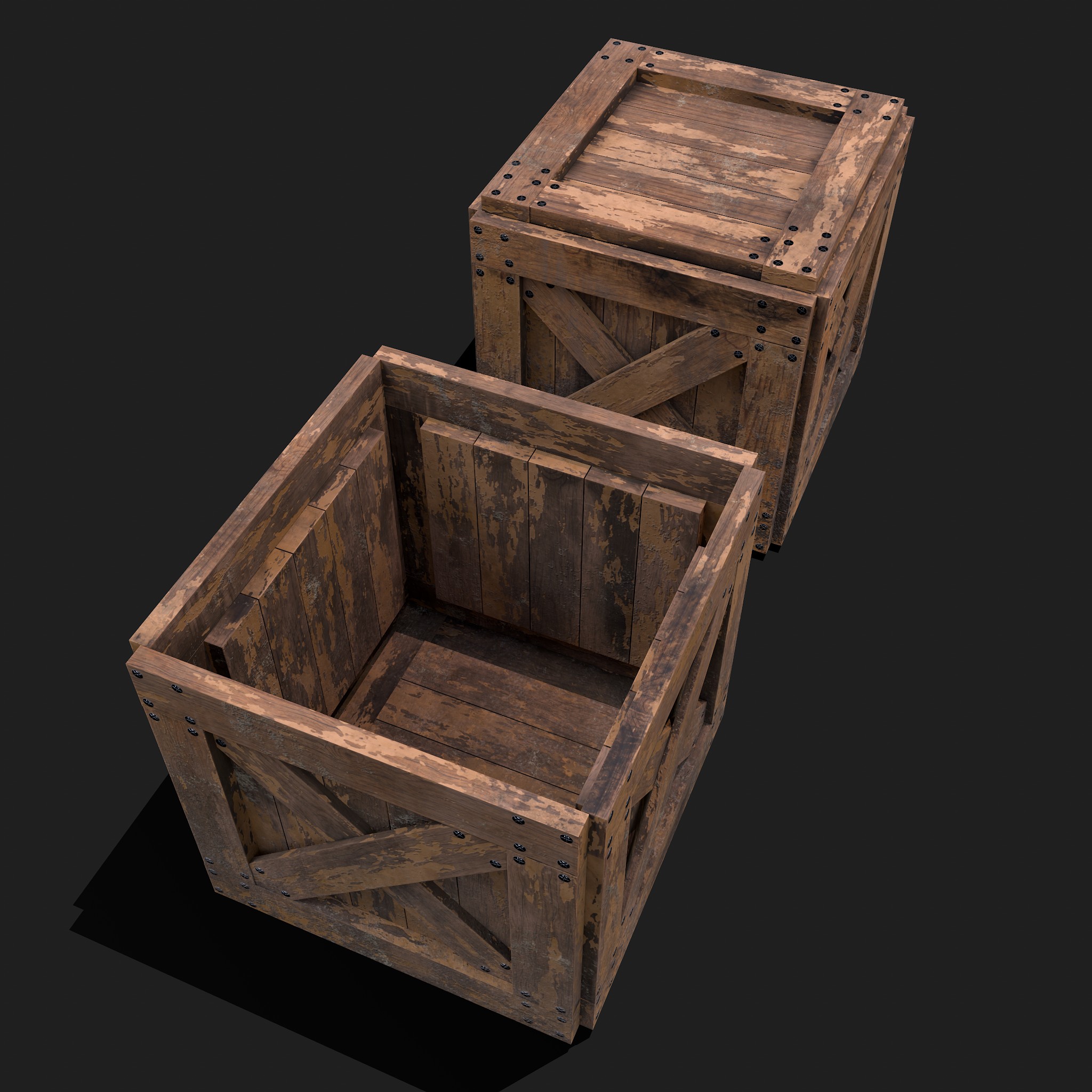 Small Crate - 3D Model by Get Dead Entertainment