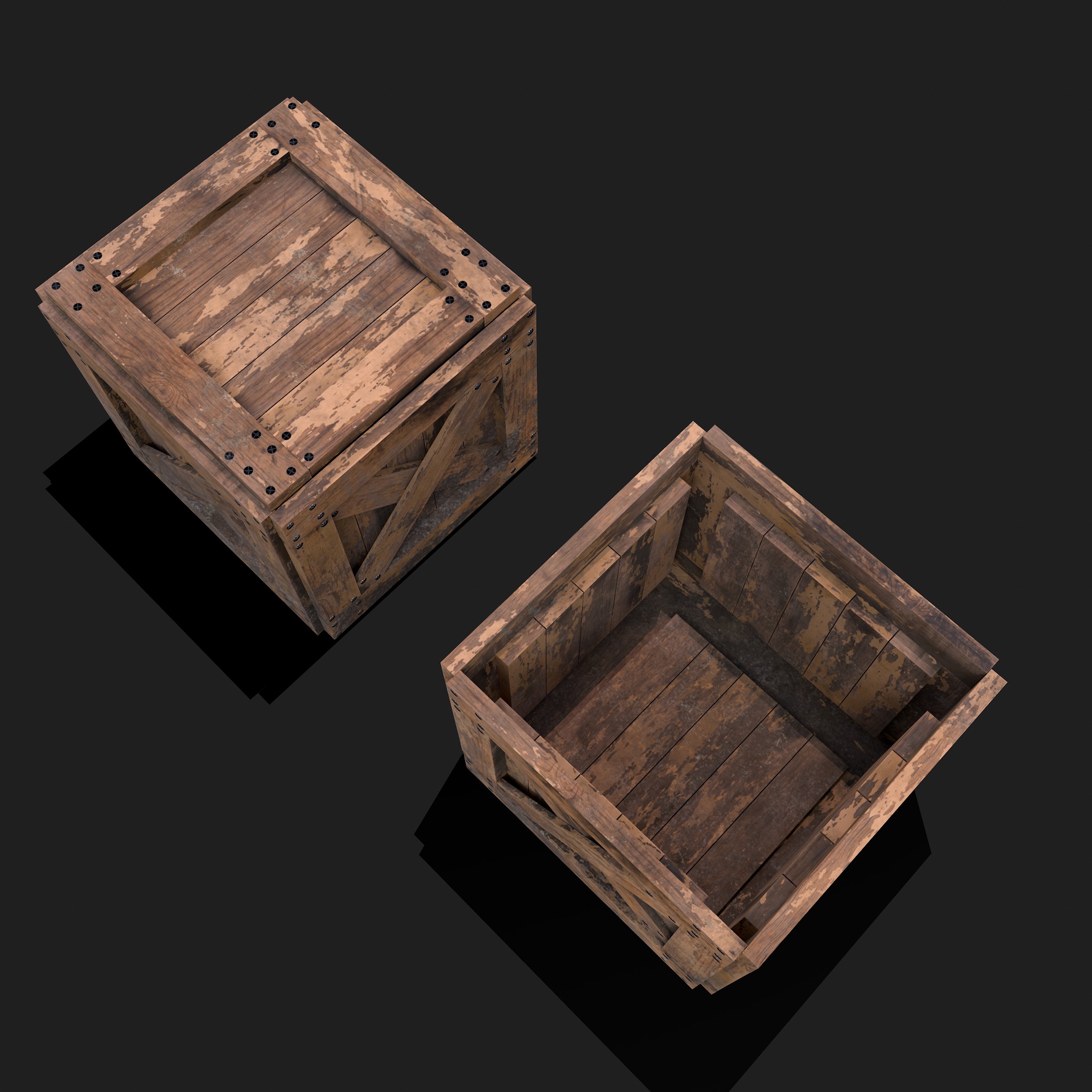 Small Crate - 3D Model by Get Dead Entertainment