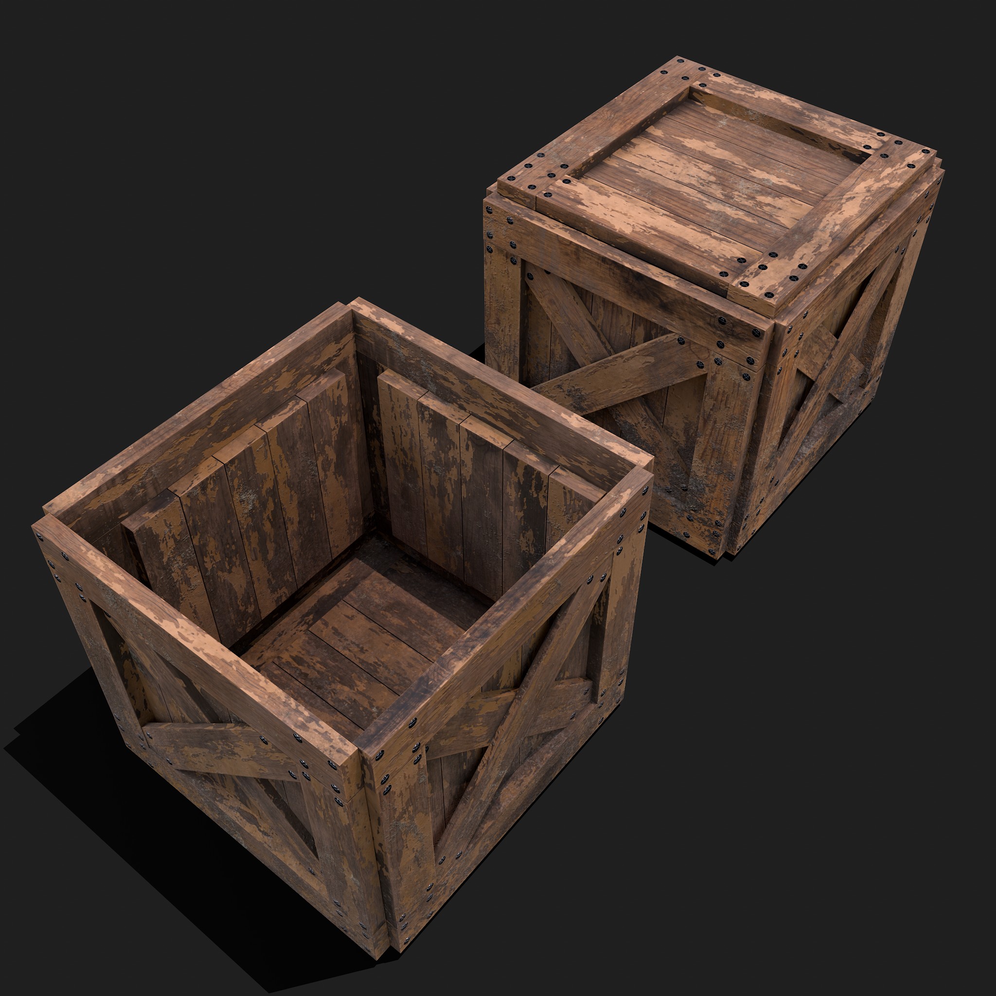 Small Crate - 3D Model by Get Dead Entertainment