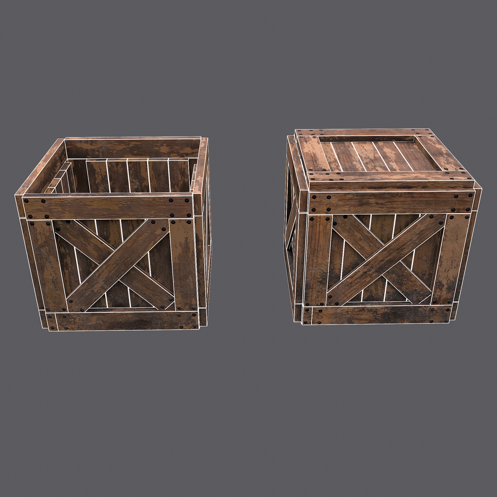 Small Crate - 3D Model by Get Dead Entertainment