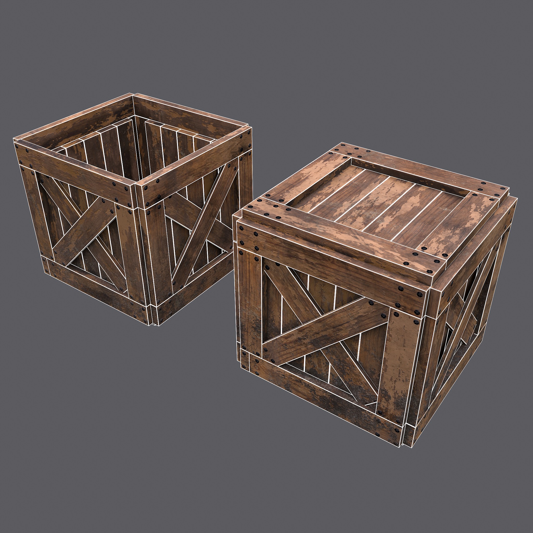 Small Crate - 3D Model by Get Dead Entertainment