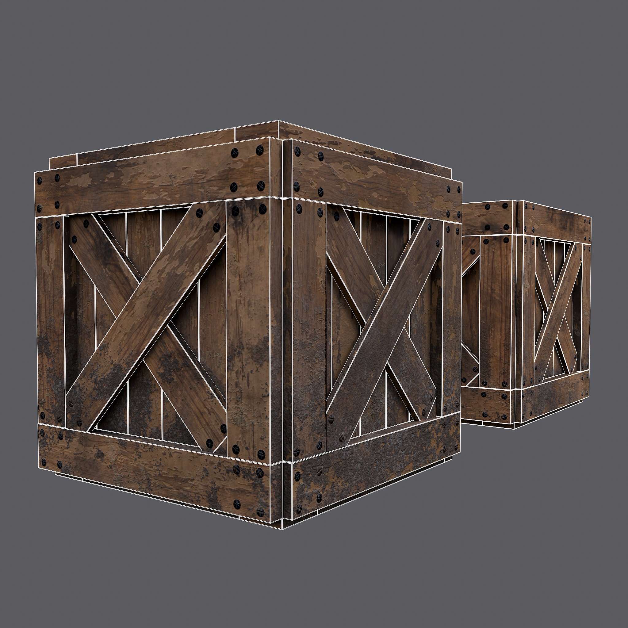 Small Crate - 3D Model by Get Dead Entertainment