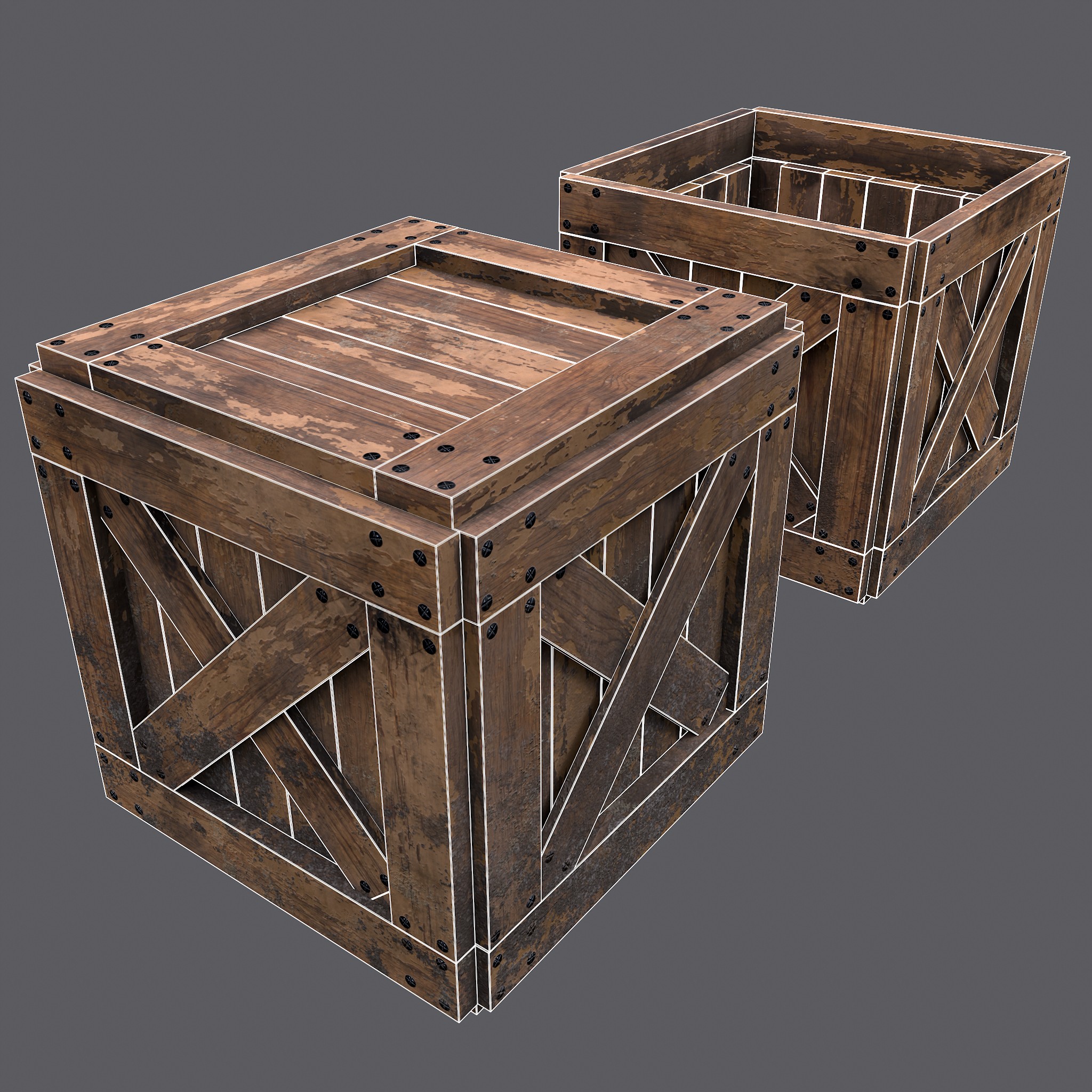 Small Crate - 3D Model by Get Dead Entertainment