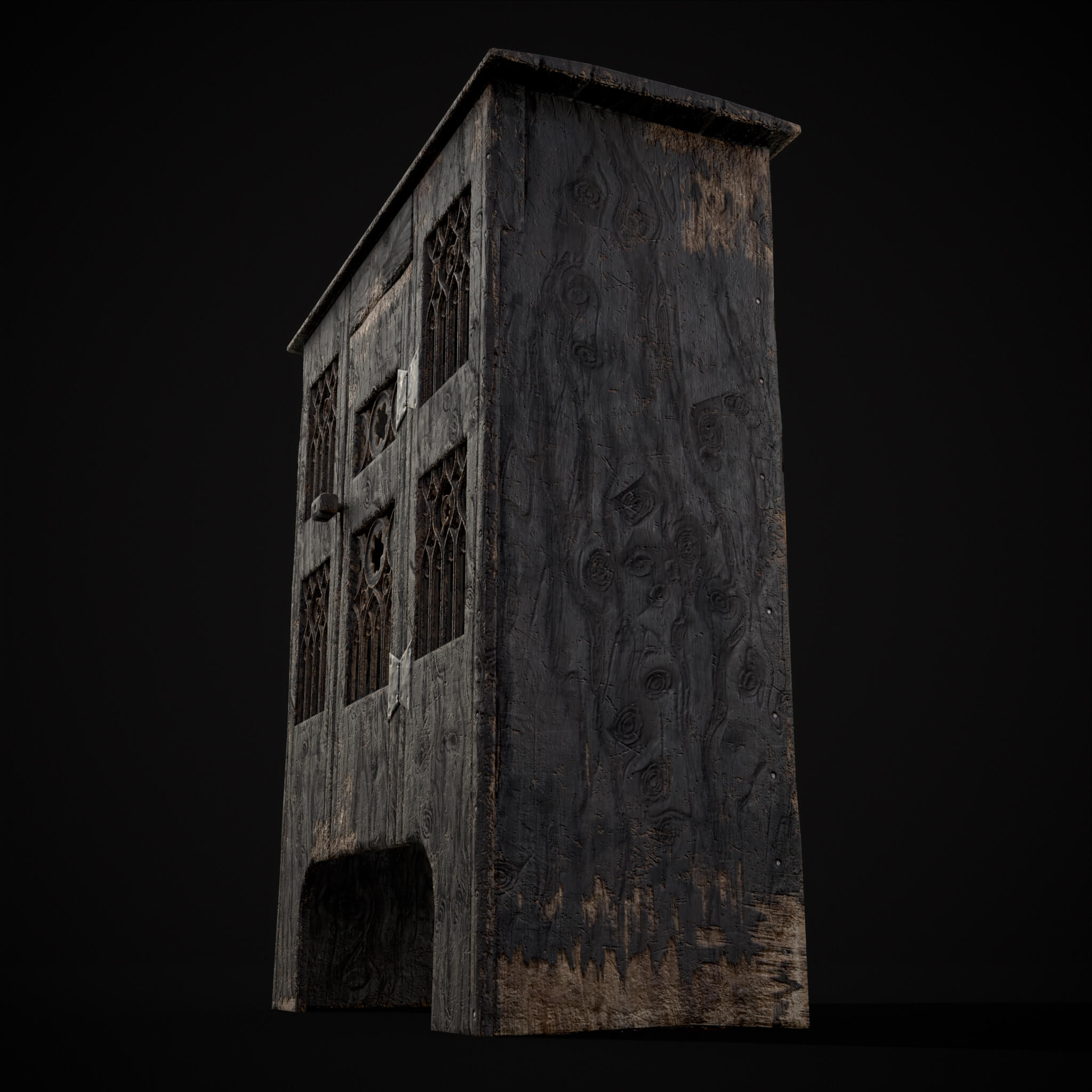 Small Gothic Cabinet - 3D Model by Get Dead Entertainment