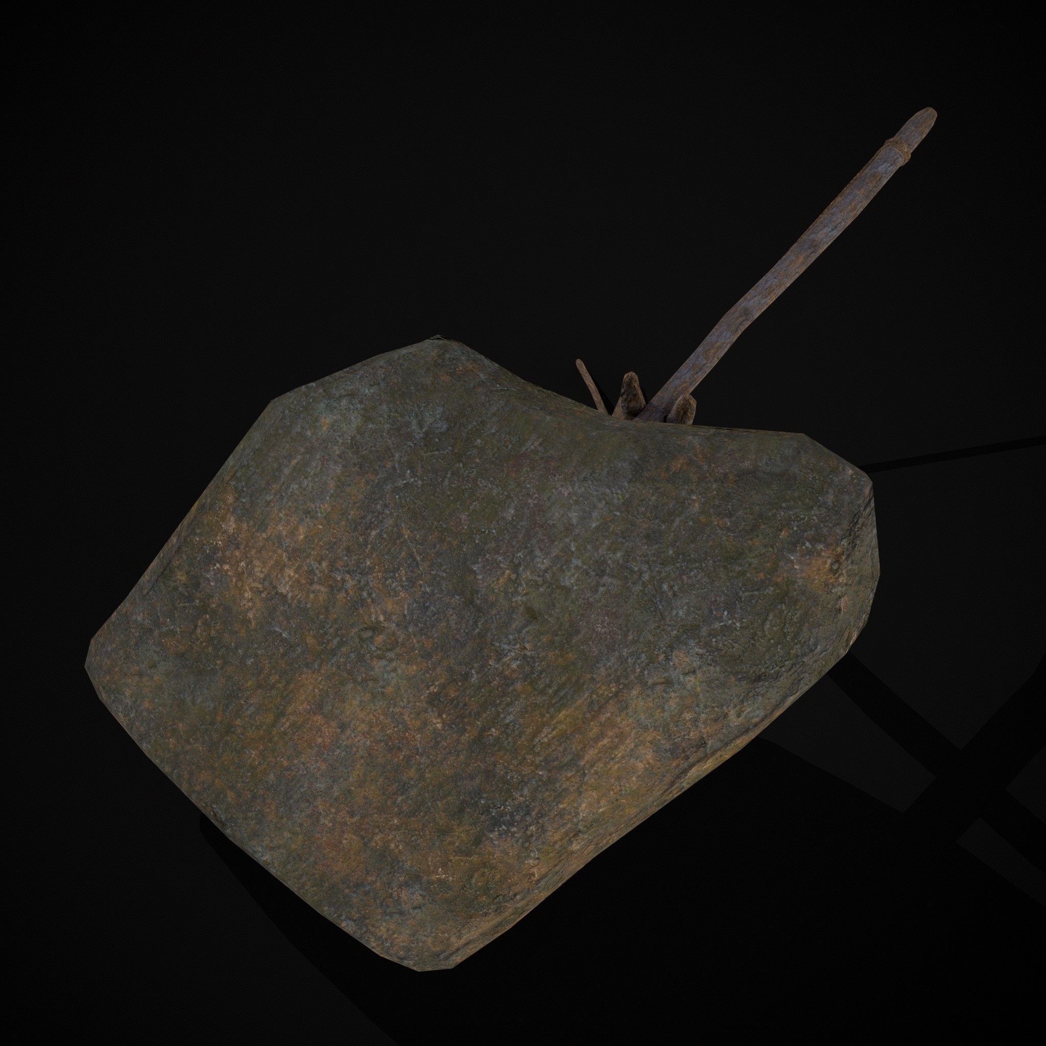 Small Rock Trigger Dead Fall - 3D Model by Get Dead Entertainment