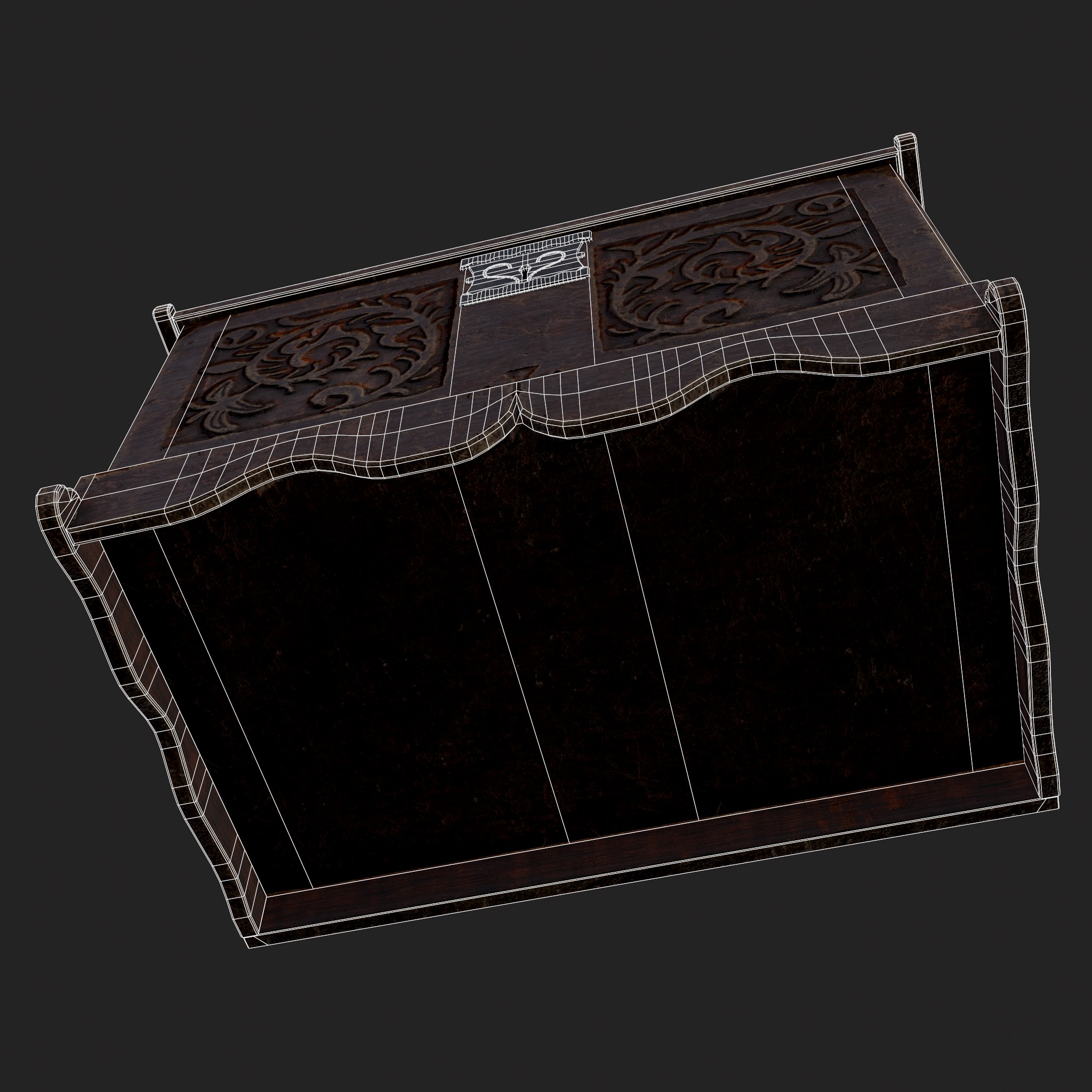 Small Rustic Medieval Wooden Chest - 3D Model by Get Dead Entertainment