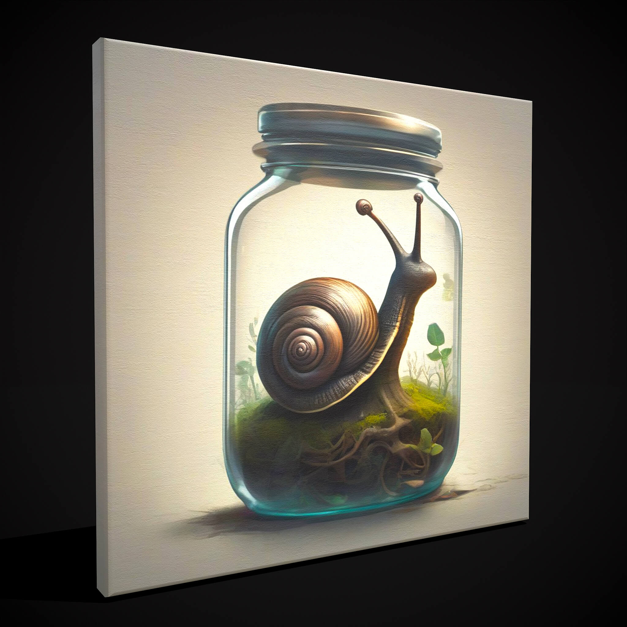 Snail in a Jar Painting - 3D Model by Get Dead Entertainment