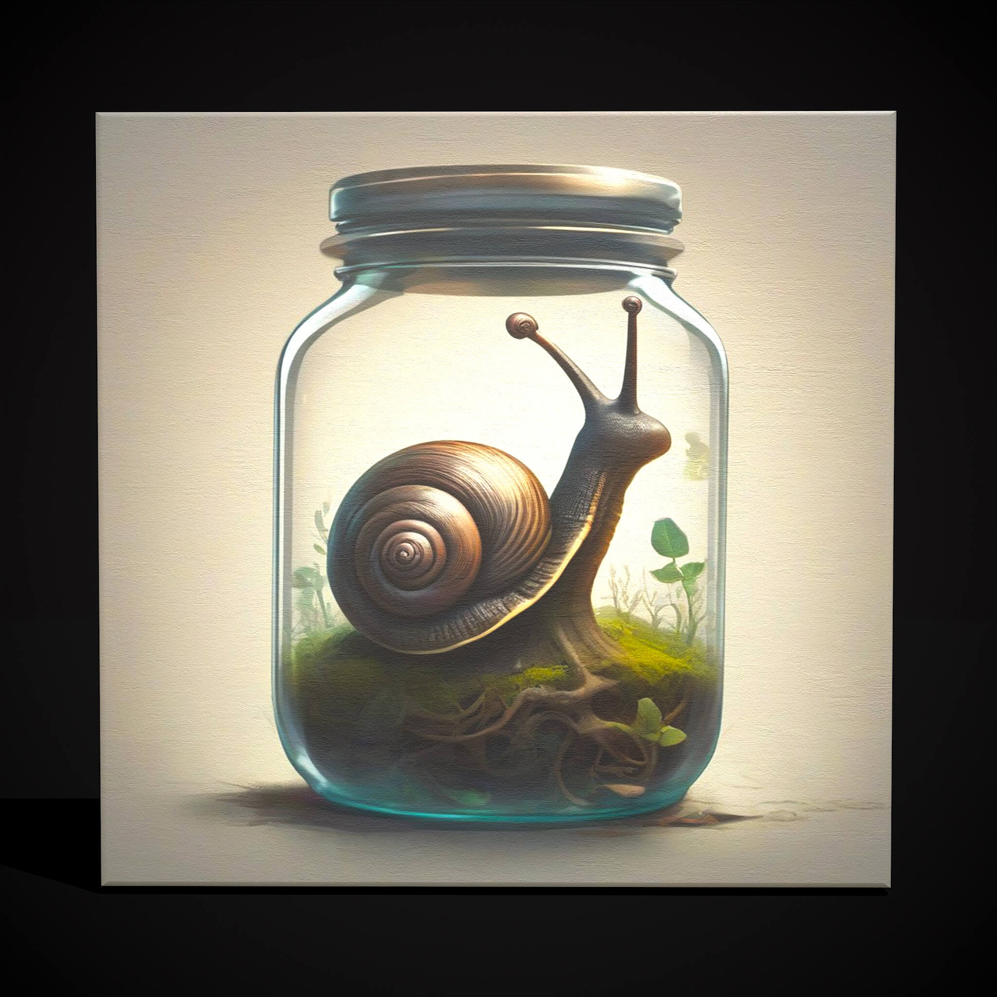 Snail in a Jar Painting - 3D Model by Get Dead Entertainment