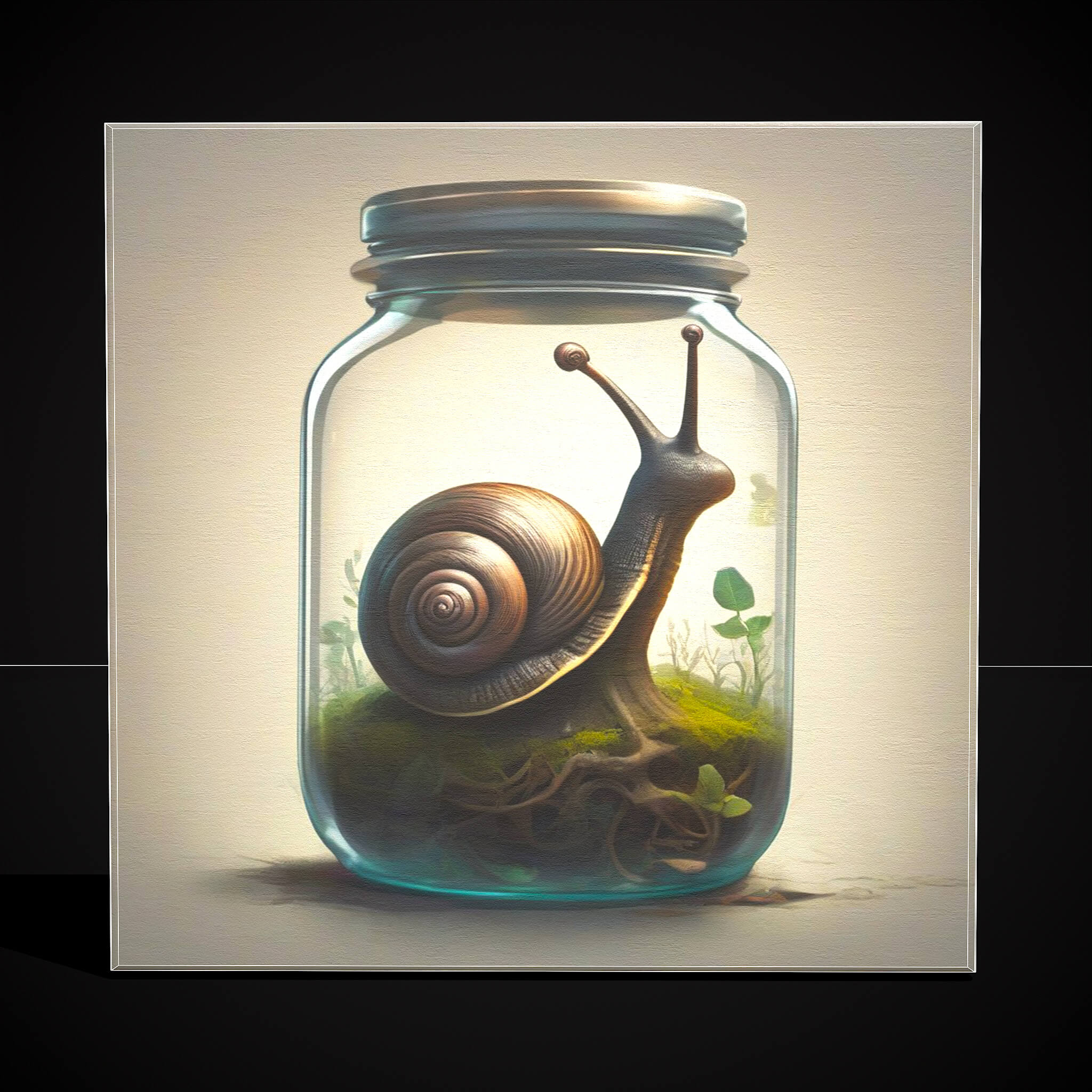Snail in a Jar Painting - 3D Model by Get Dead Entertainment