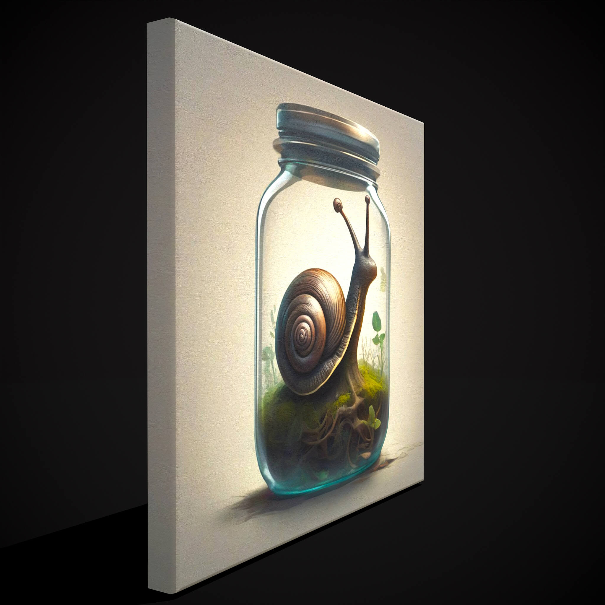 Snail in a Jar Painting - 3D Model by Get Dead Entertainment