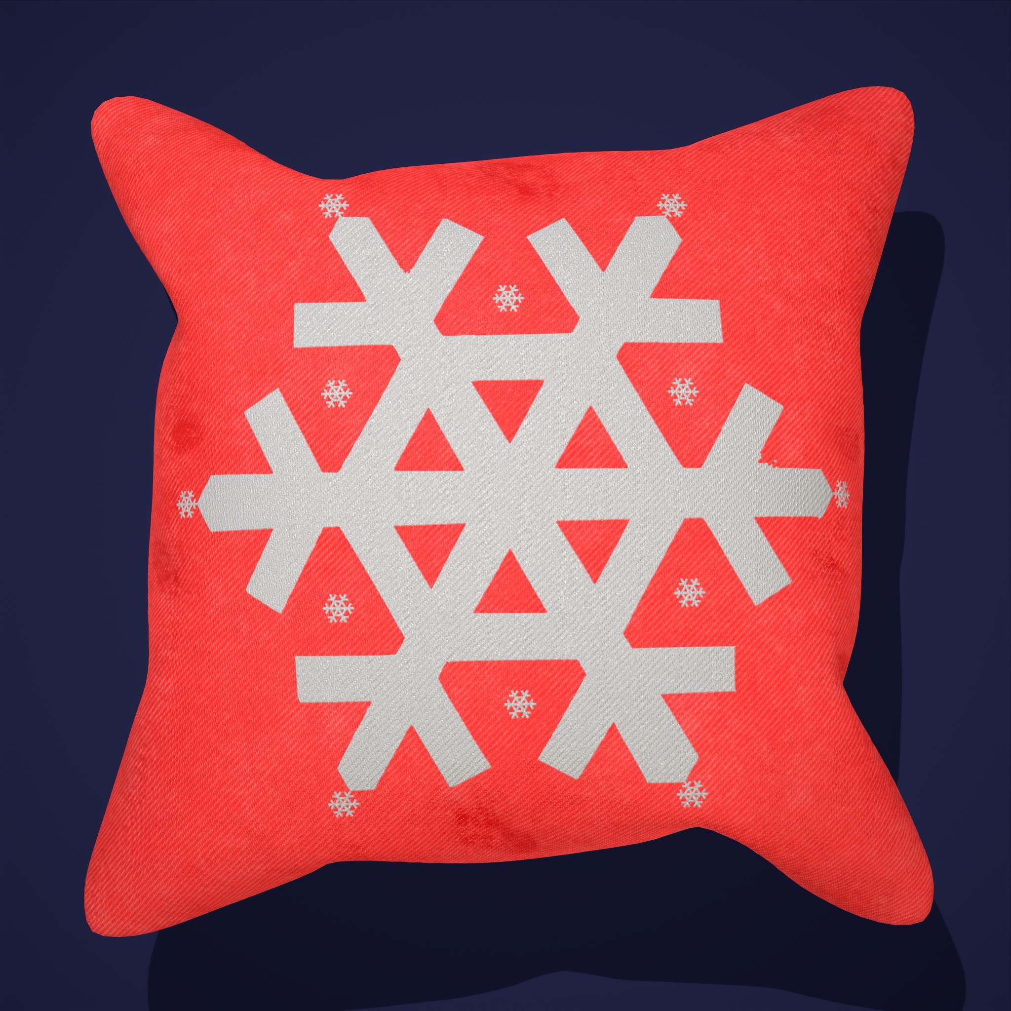 Snowflake Pillow - 3D Model by Get Dead Entertainment