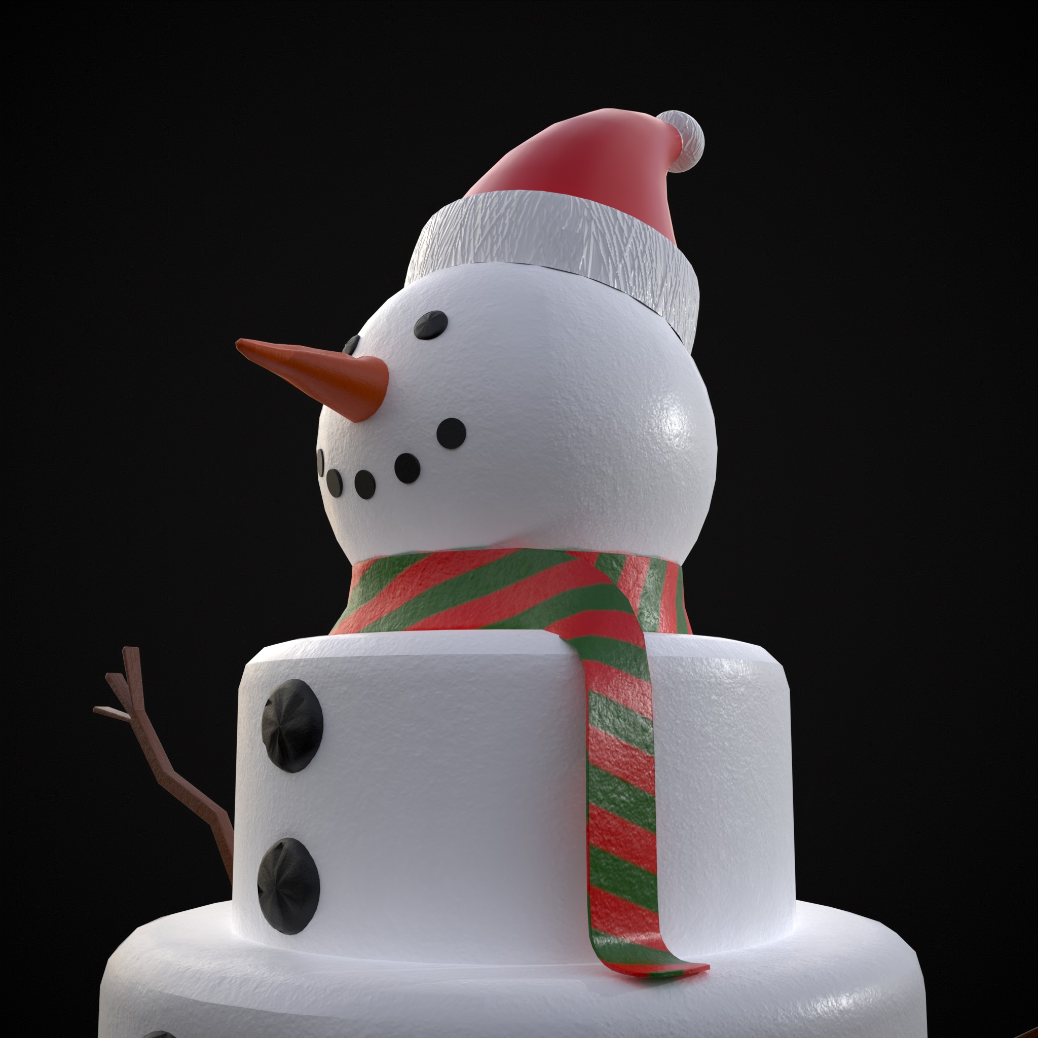 Snowman Layered Cake - 3D Model by Get Dead Entertainment