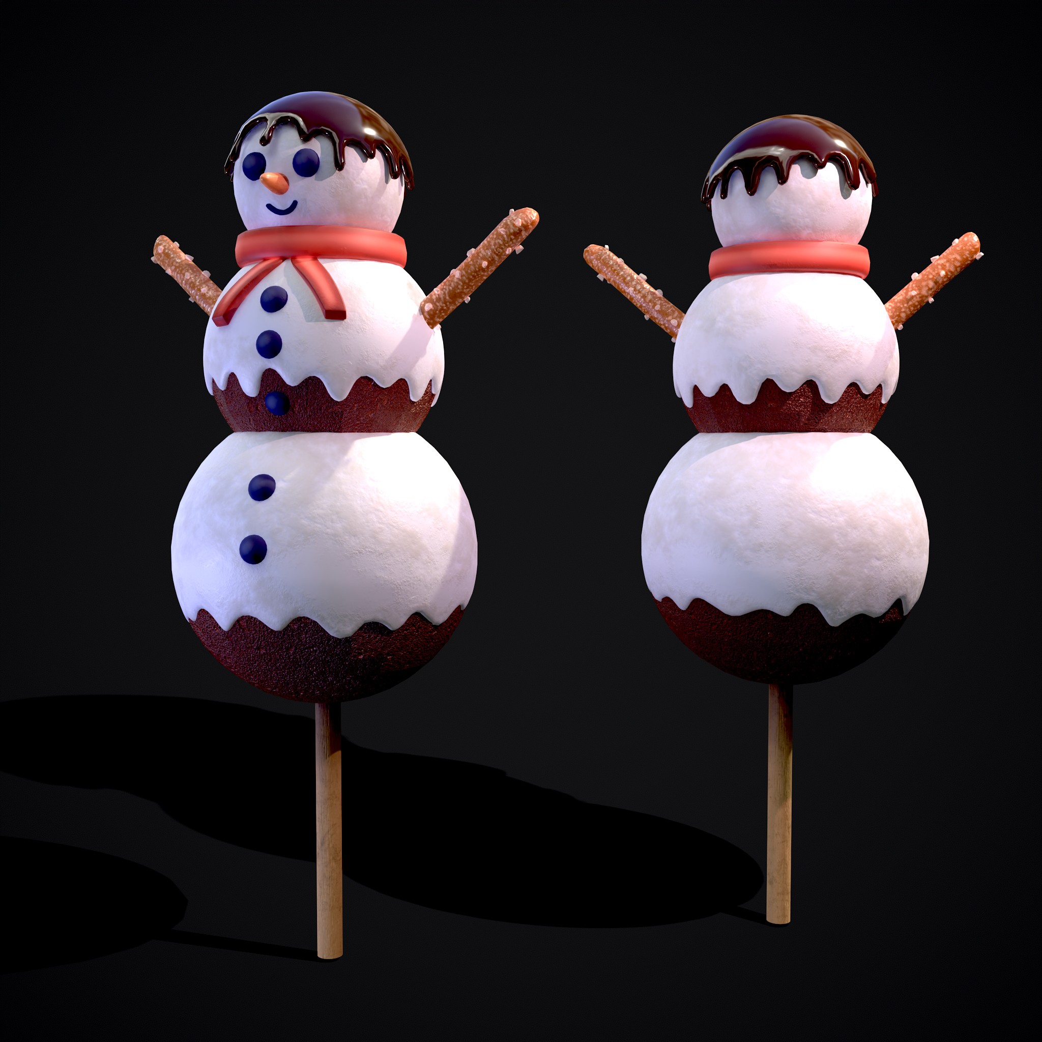 Snowman on a Stick - 3D Model by Get Dead Entertainment