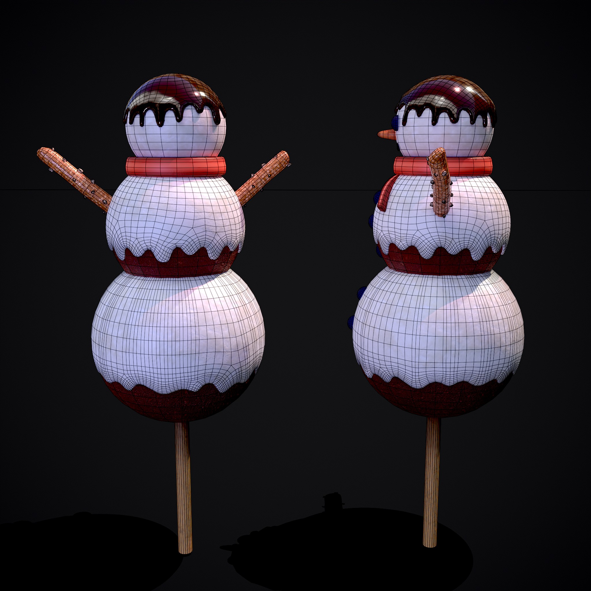 Snowman on a Stick - 3D Model by Get Dead Entertainment