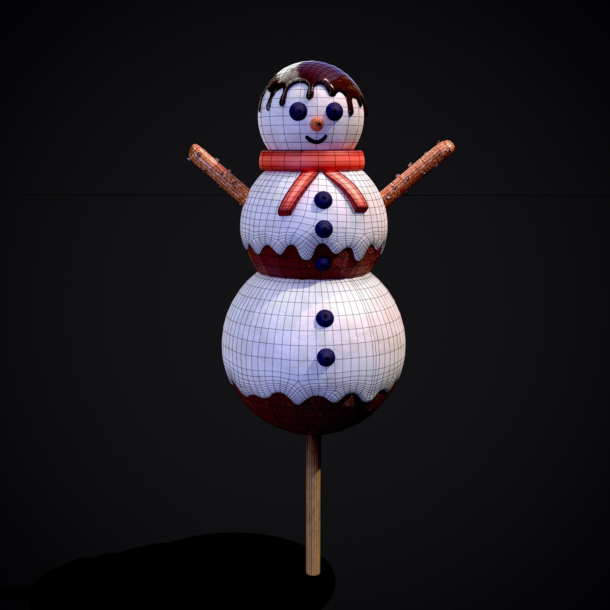 Snowman on a Stick - 3D Model by Get Dead Entertainment
