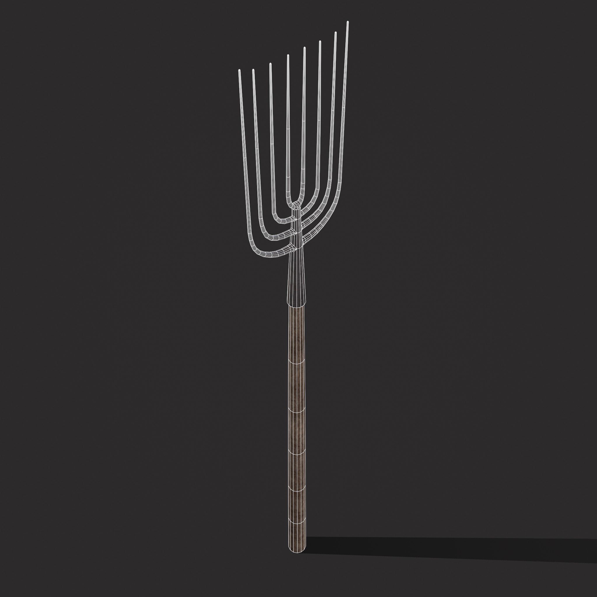 Spading Fork - 3D Model by Get Dead Entertainment